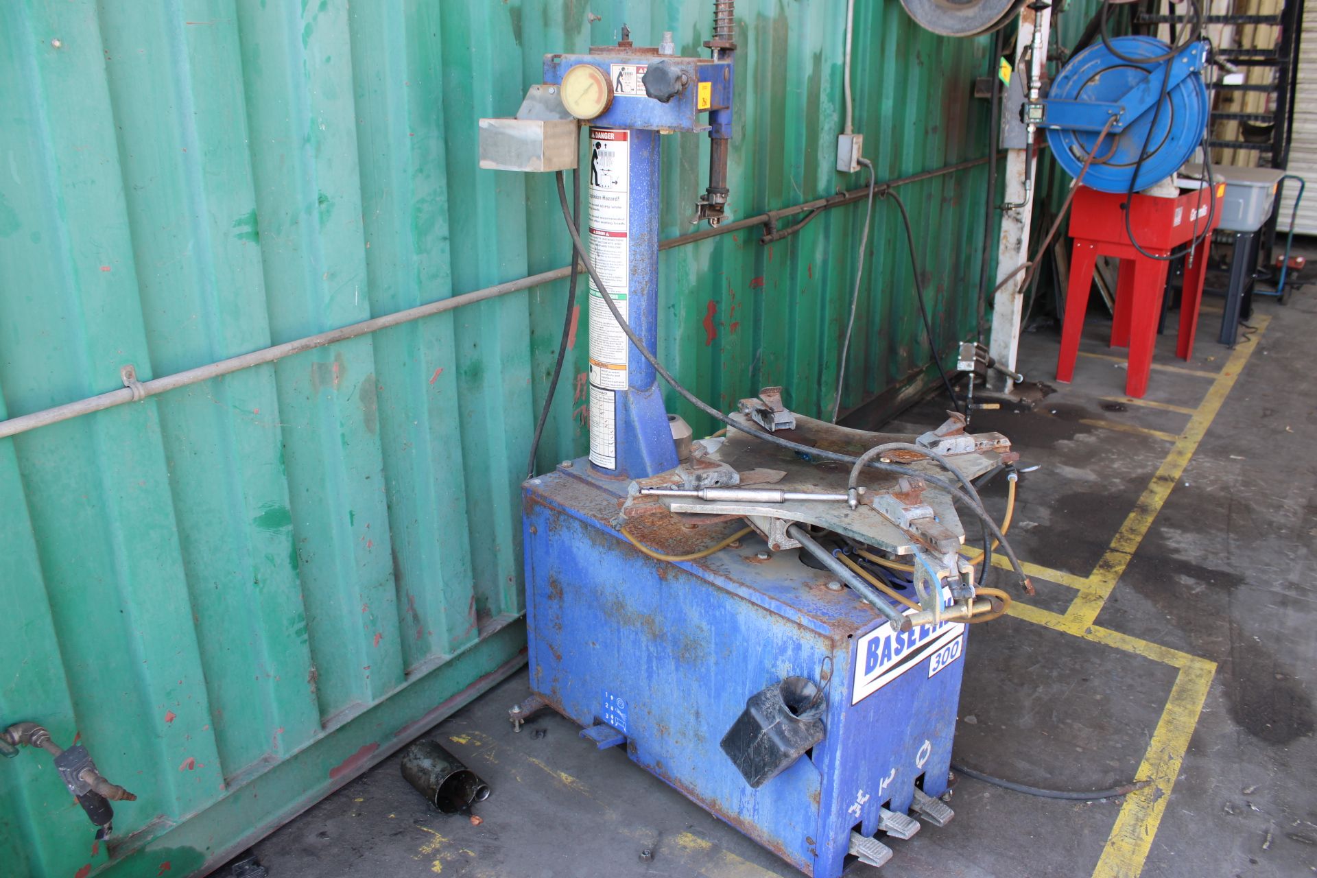 [Lot] consisting of Baseline model 300 tire changer, (1) engine mount ...