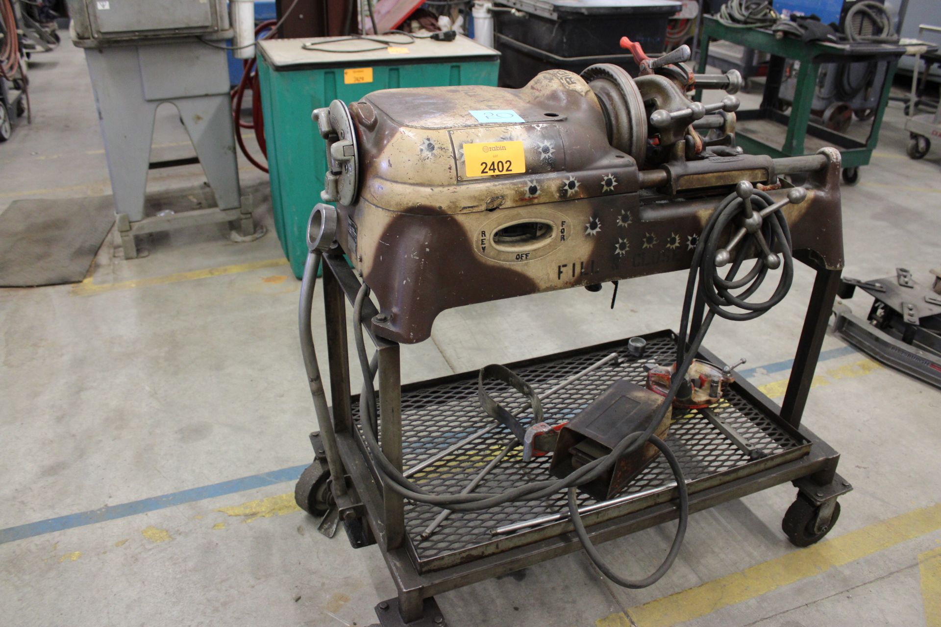 Ridgid Pipe Threader, model 535, s/n 395247, 115v [Machine Shop]