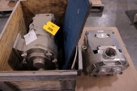 Waukesha ss positive displacement pumps, model 224U1, 220U1, (1) 208gpm ...