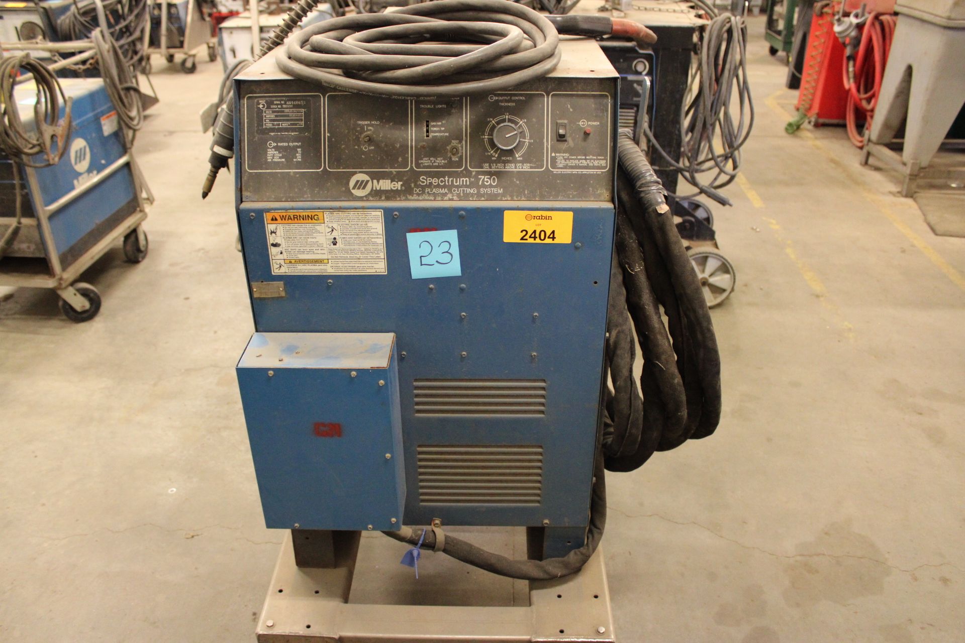 Miller Plasma Cutter, model Spectrum 70, s/n KB160653, input 200v/230v ...
