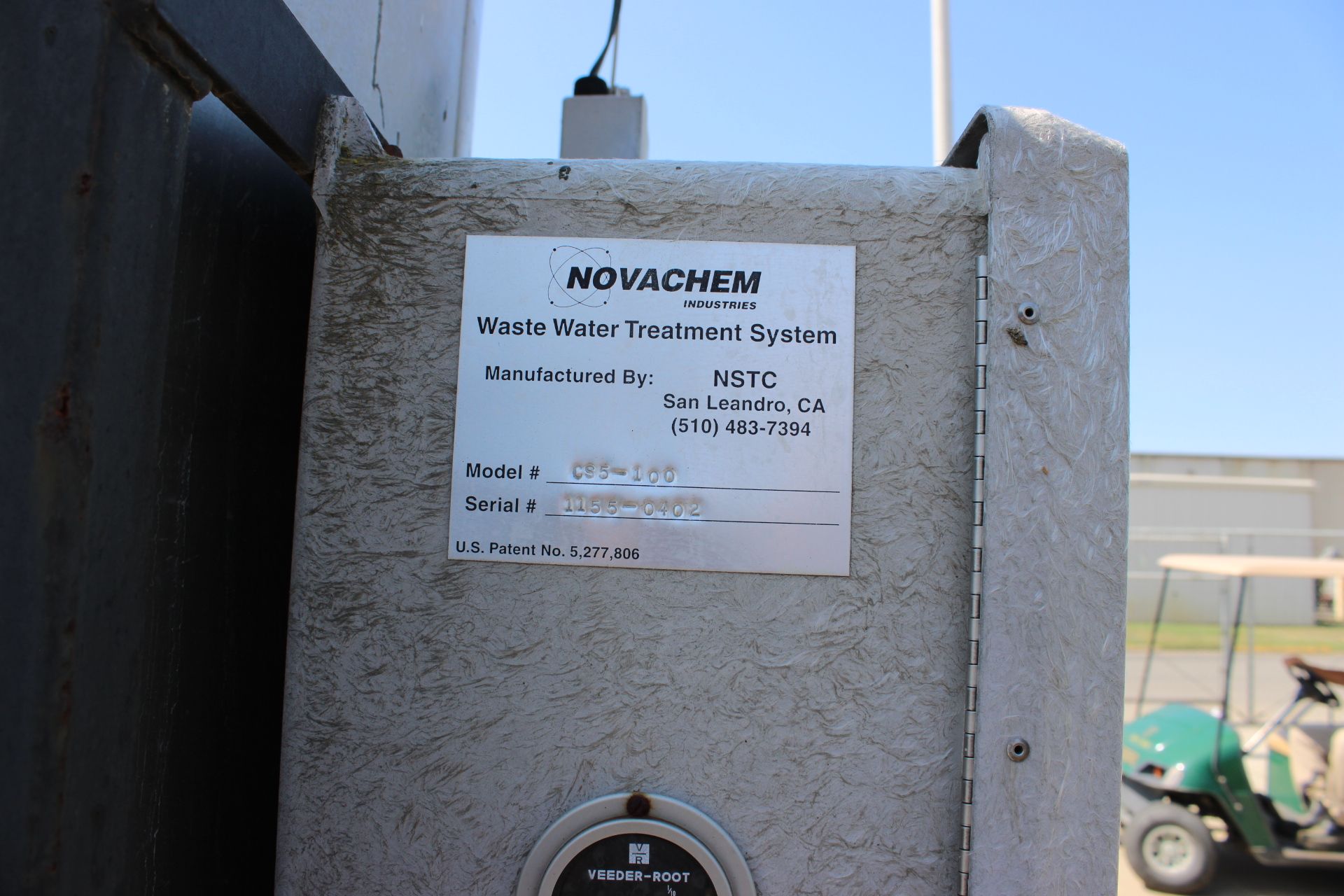[Lot] Novachem waste water treatment system, model: CSR-100, sn: 11555 ...