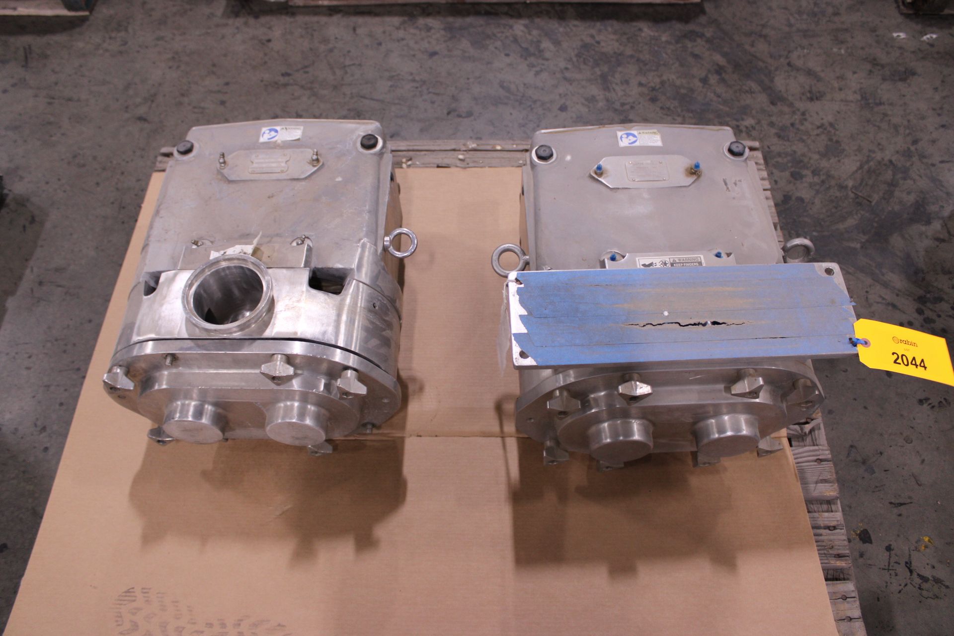 Waukesha ss positive displacement pumps, model 224U1, 220U1, (1) 208gpm ...
