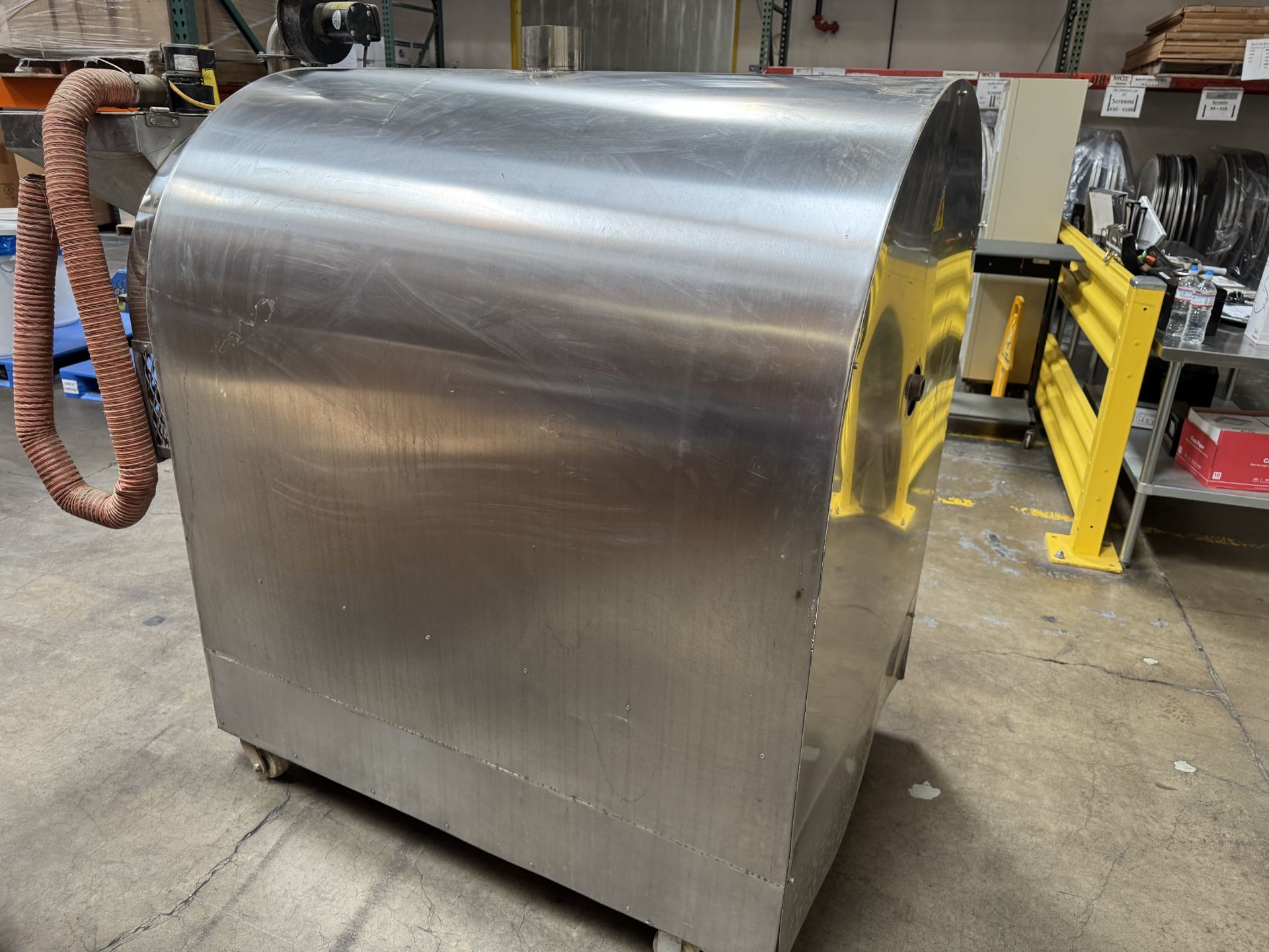 Coffee Roaster, model D773, industrial, horizontal drum w/ cladding, 27 ...