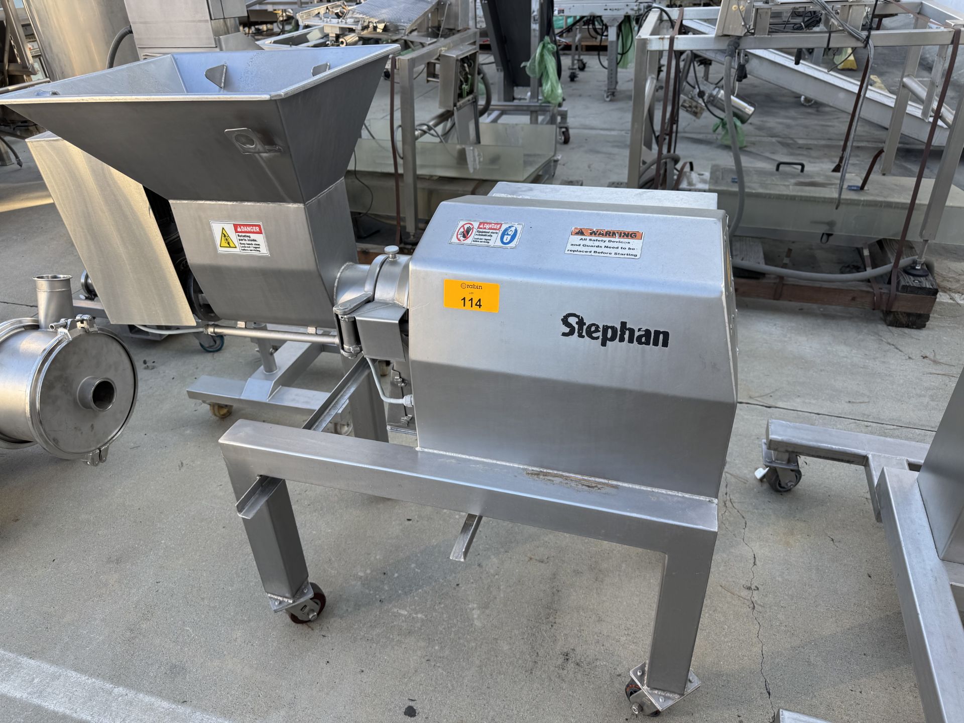 Stephan Cutter/Emulsifier, model Microcut MCH 20K, s/n 721.172.01, 220v ...