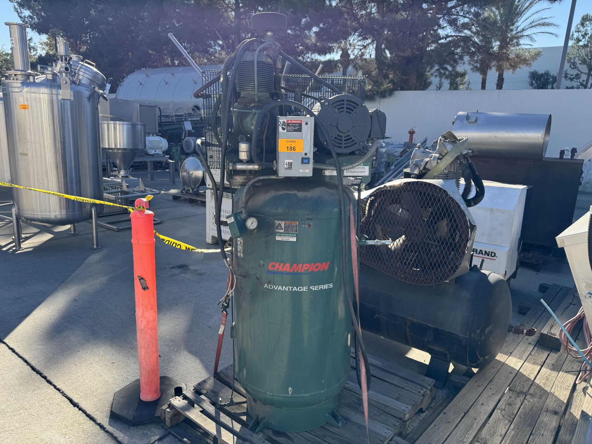 Champion Air Compressor, model Advantage Series, vertical tank, 2-stage