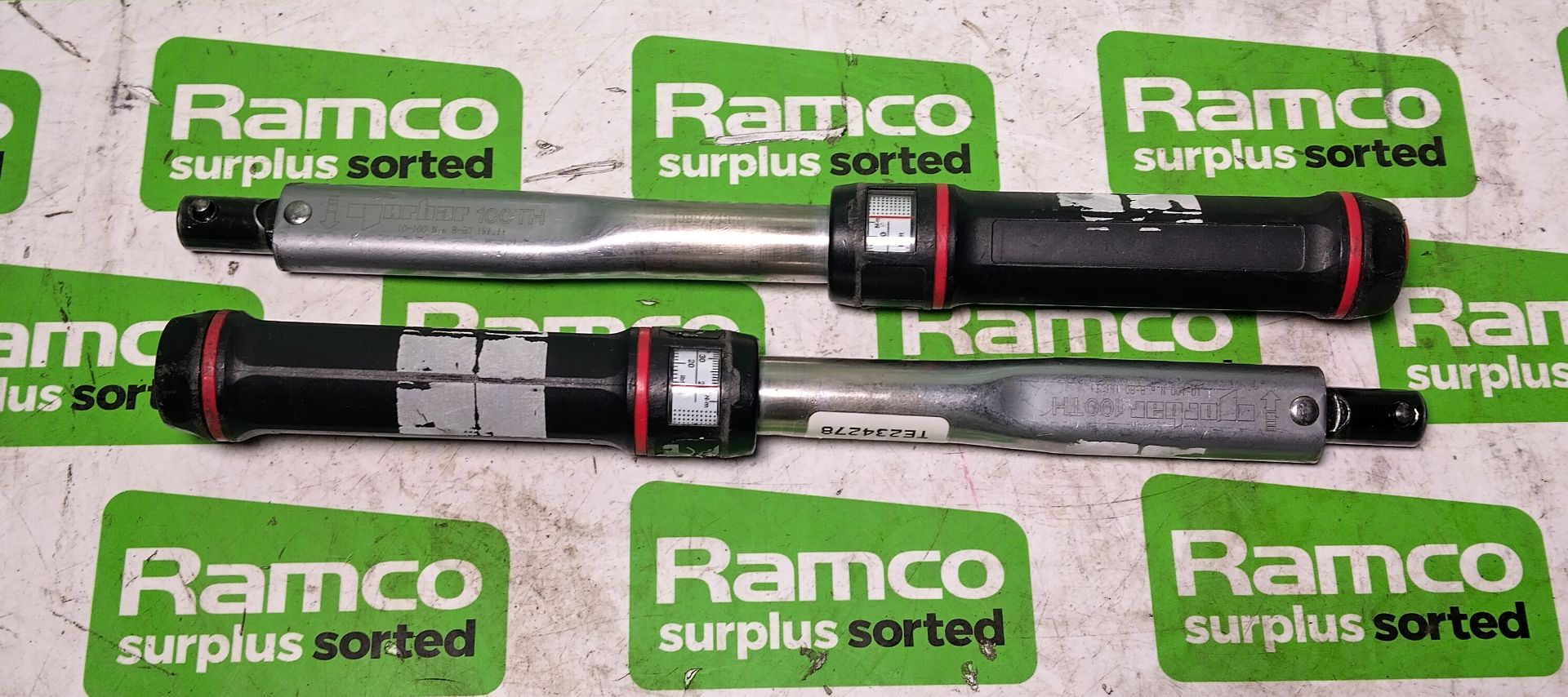 2x Norbar 100TH 10-100Nm torque wrench handles