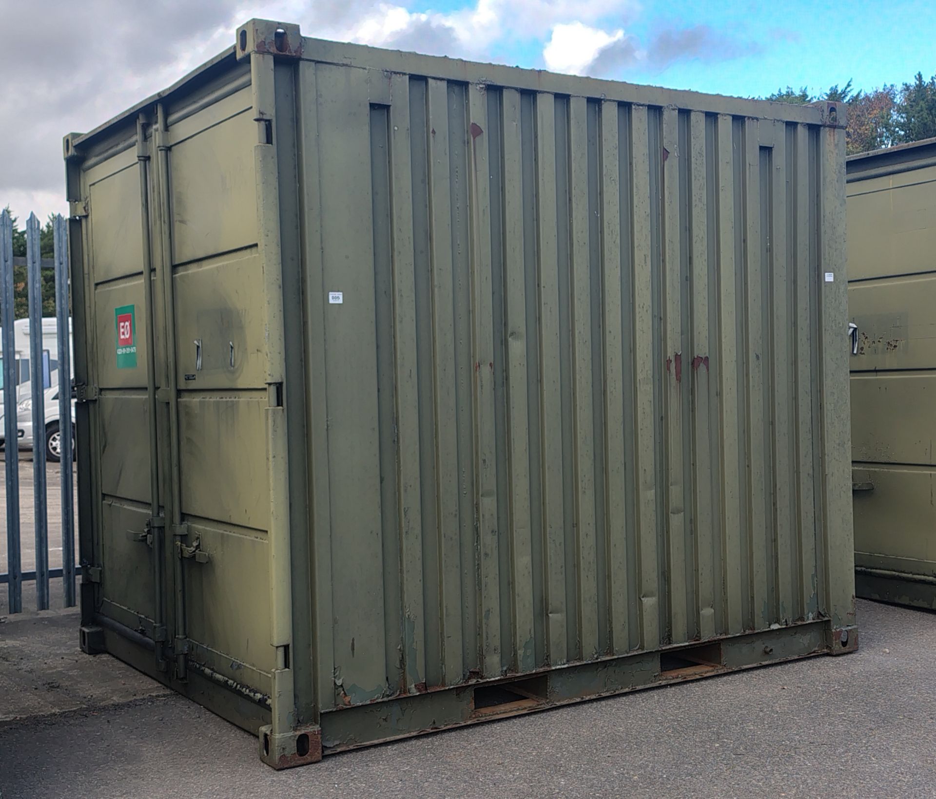Pump pressurisation unit in modified 10ft ISO container - twin pumps ...