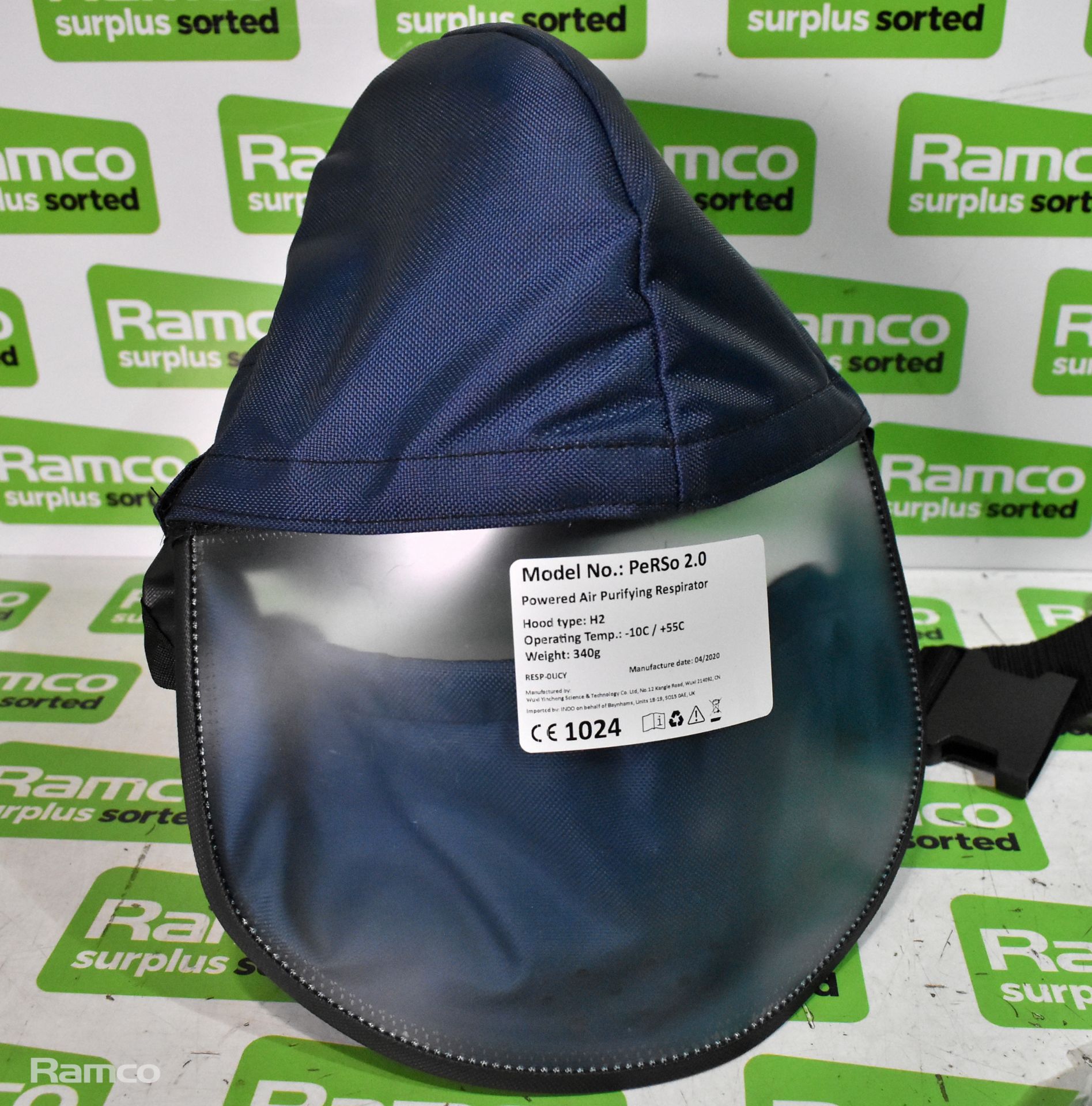 10x PeRSo 2 Respirator systems with P2 hoods