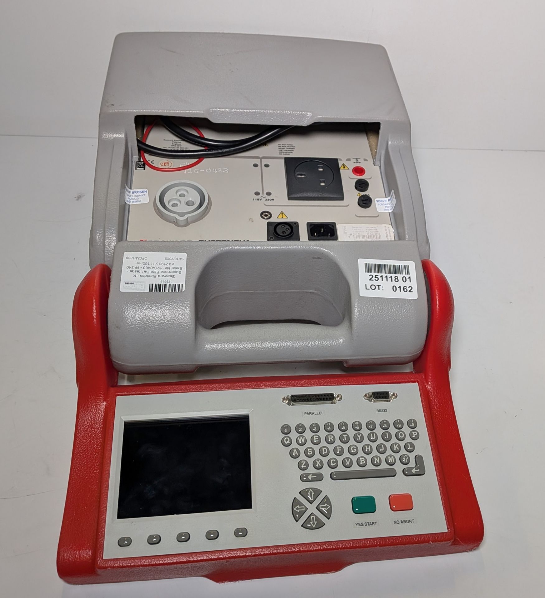 Seaward Electrics Ltd Supernova Elite PAT tester - Serial No: 12C-0483 ...