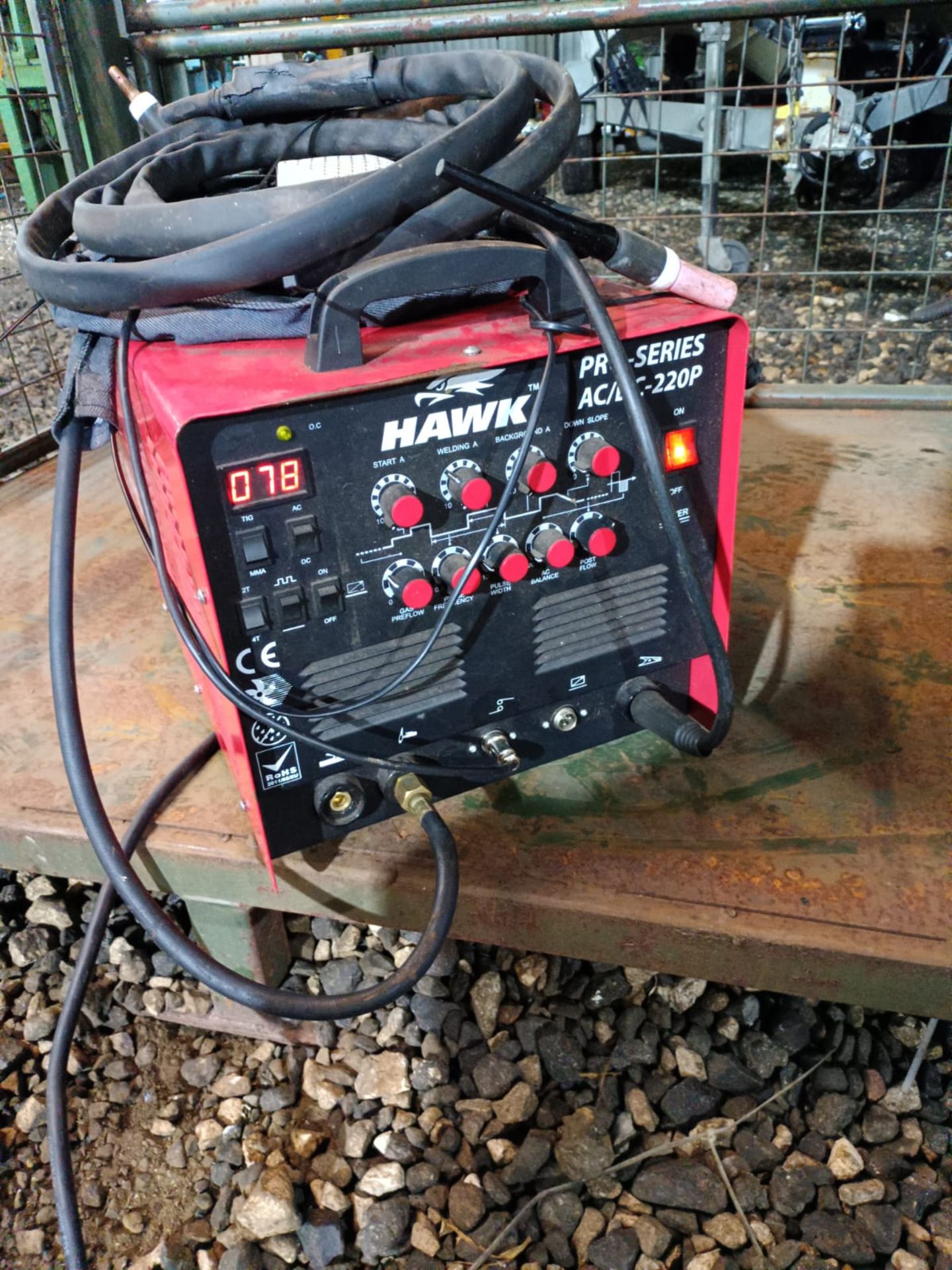 Hawk AC/DC 220P Tig welder - Powers up and looks to be in a good ...
