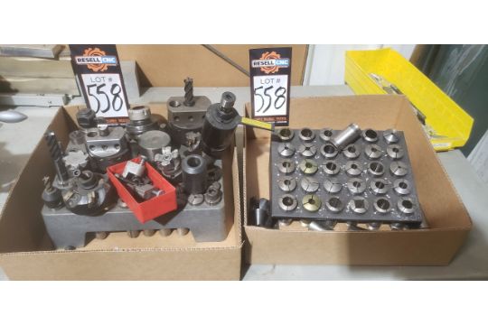 Vertical Mill Tooling, (2) Boxes
