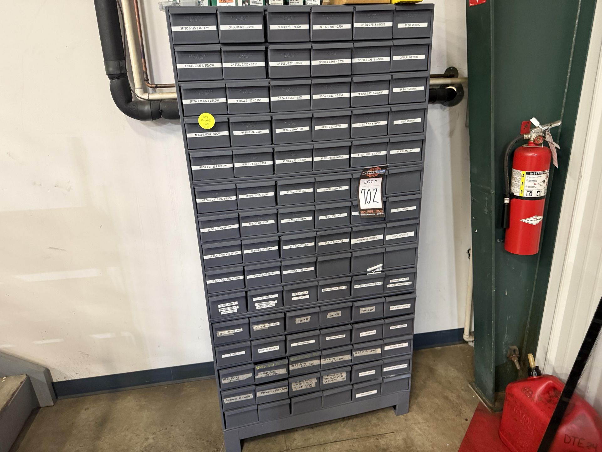 90-Drawer Durham Storage Bin with Perishable Tooling Inventory