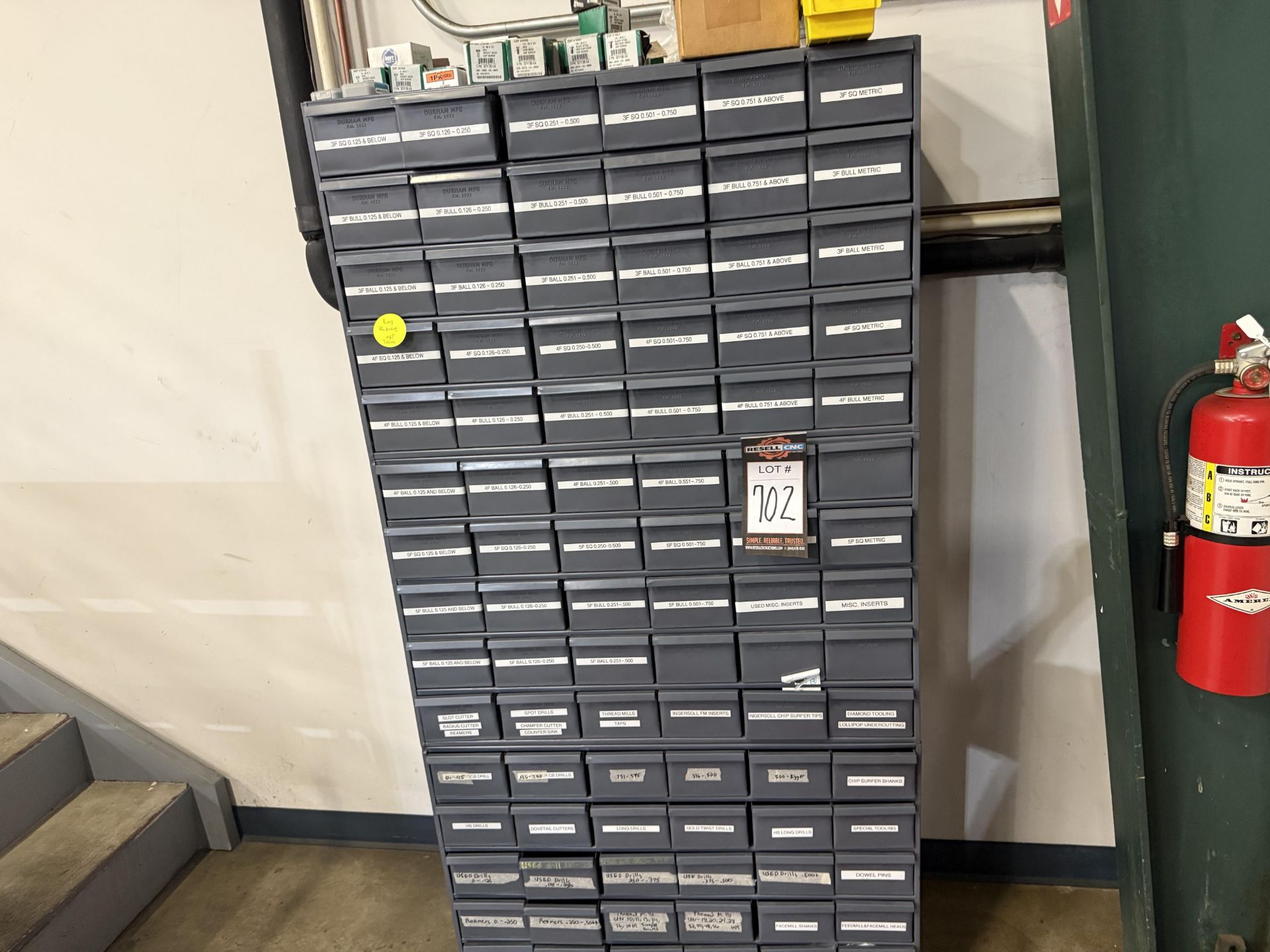 90-Drawer Durham Storage Bin with Perishable Tooling Inventory