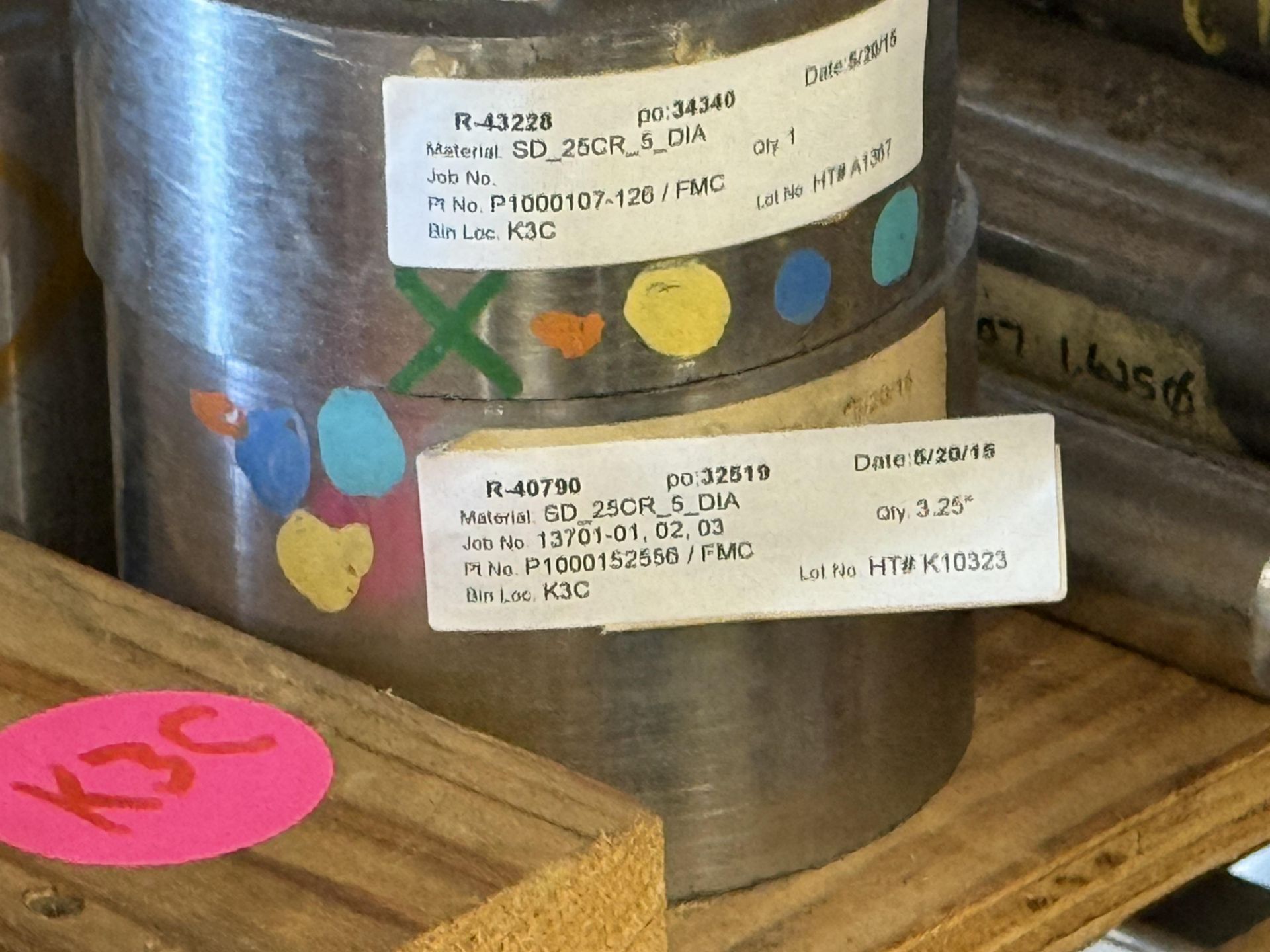 Misc. Titanium & Super Duplex - Blocks, Rounds (K3A, K3B, K3C) Removal ...