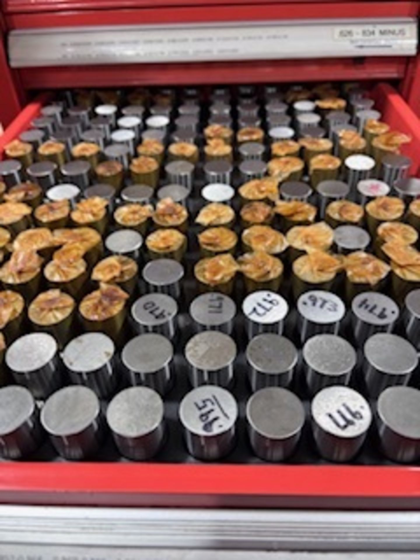 Pin Gauge Set - Inside 4-Drawer Pin Gauge Storage Cabinet