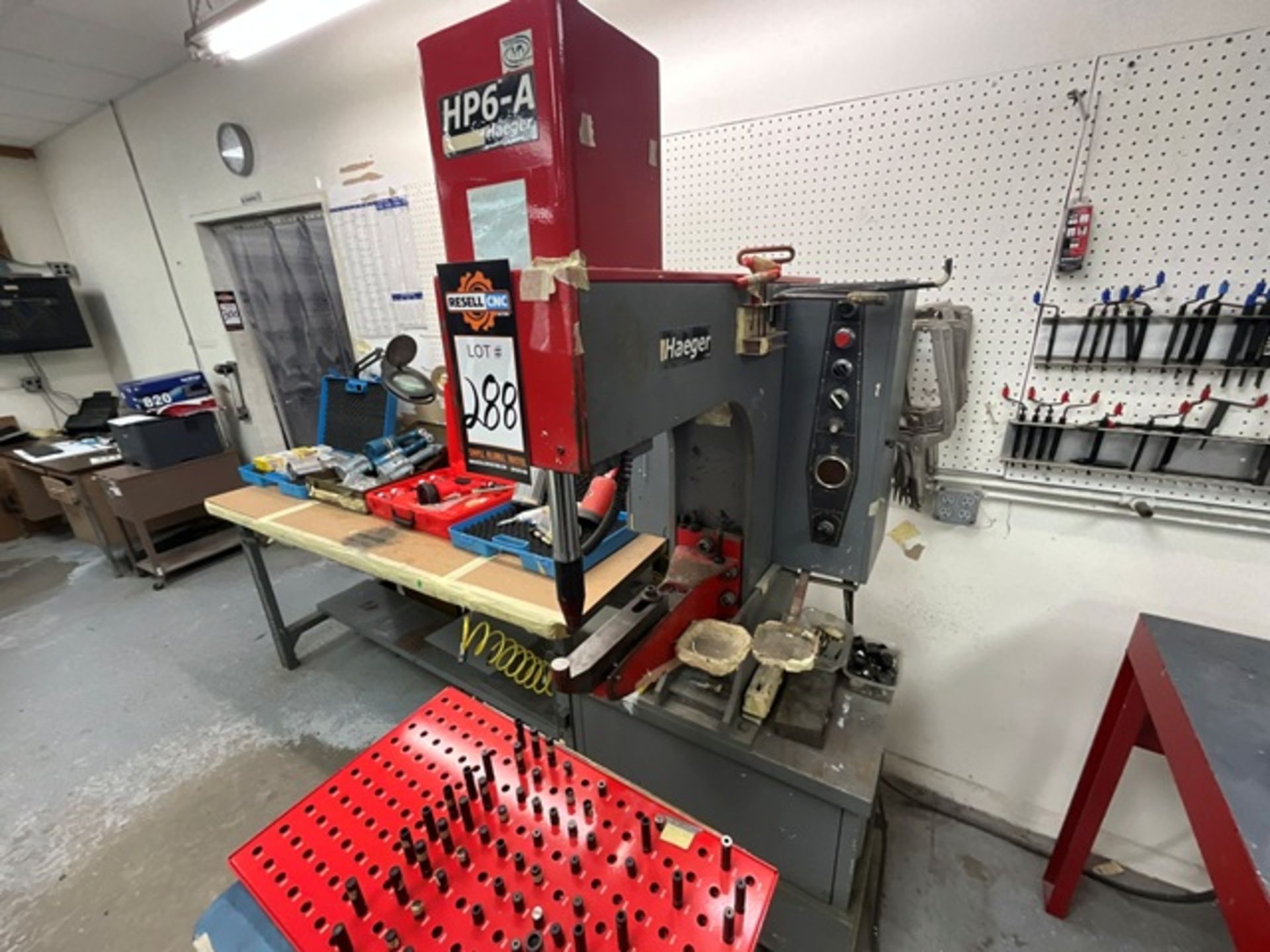 Haeger HP6-A 6-Ton Insertion Press To expedite removal, this lot will ...