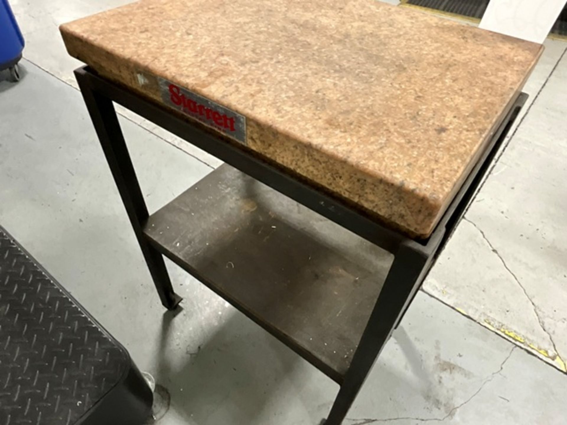 Starret Pink Granite Surface Plate - 24" x 18" x 35"