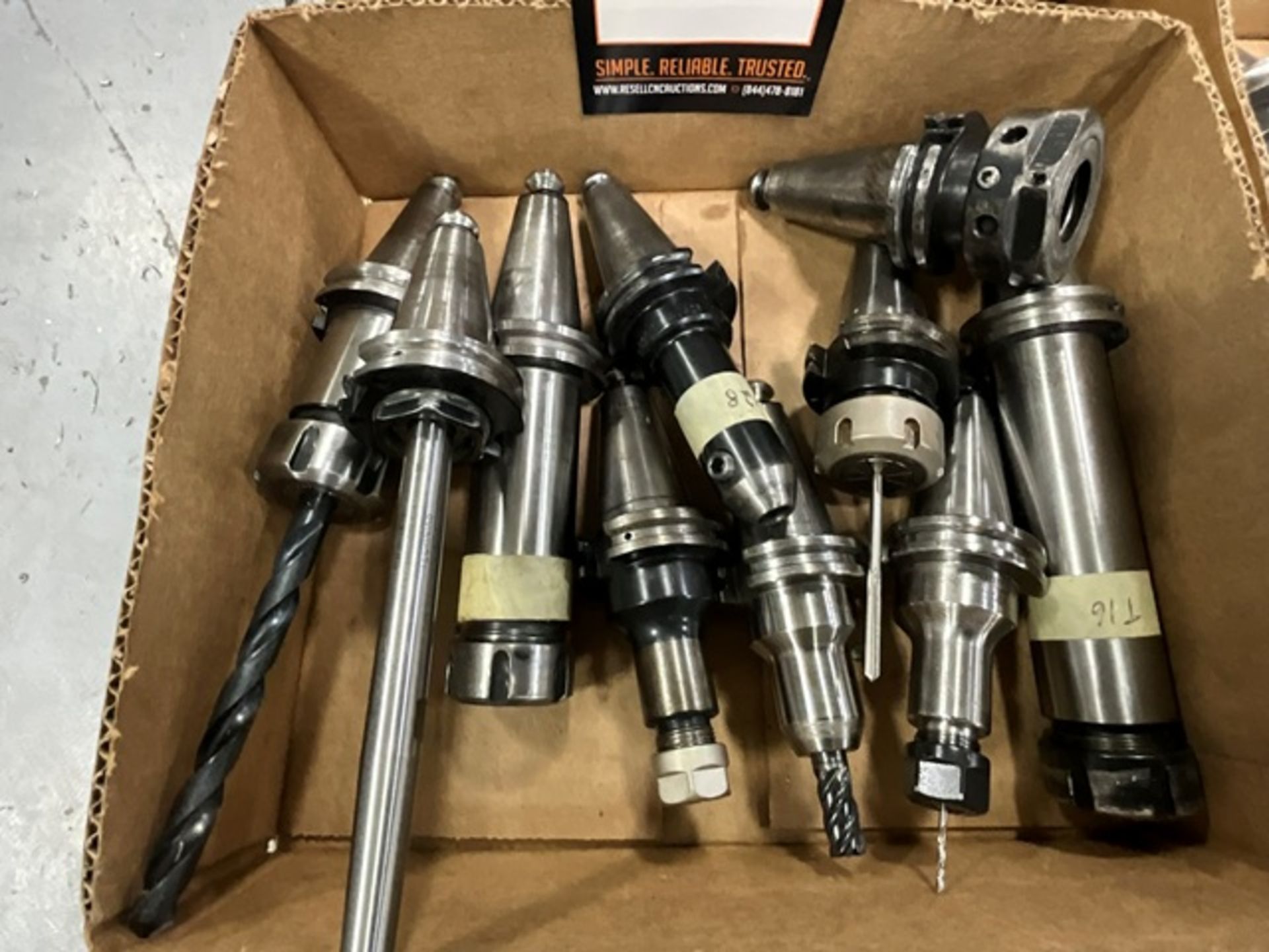 (10) CAT 40 Tooling