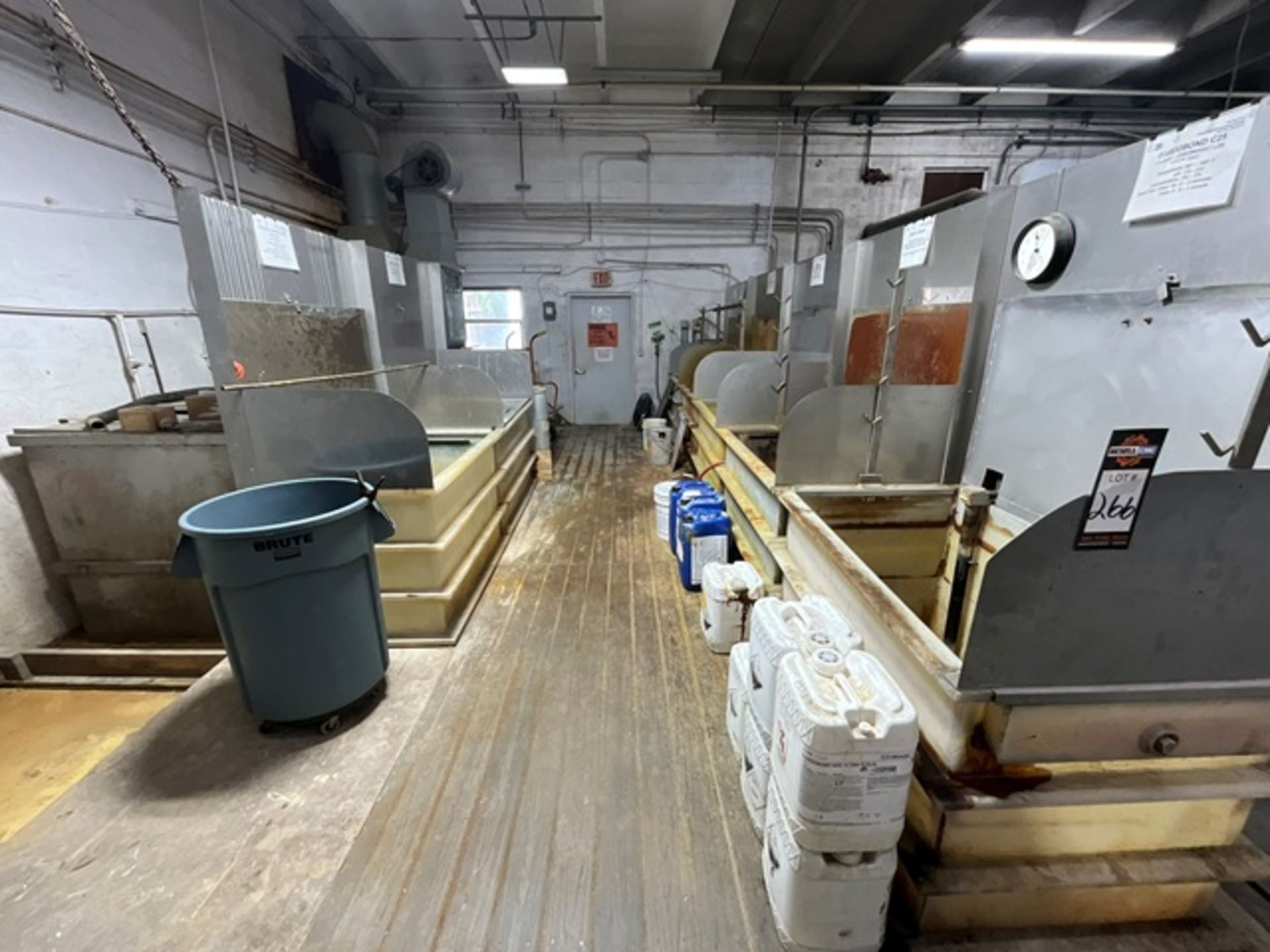 (7) Industrial Dip Tanks - Inside: 48" x 29" x 40" - Overall: 54" x 35 ...