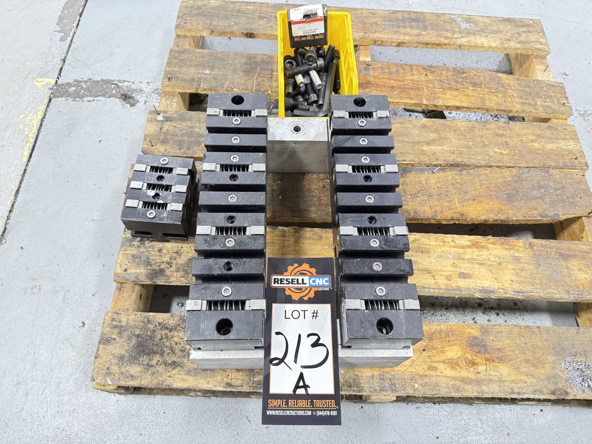 Techni-Grip Vises - (2) Model MCU01-A416, 15.75 x 3.75 x 2.75" - (1 ...