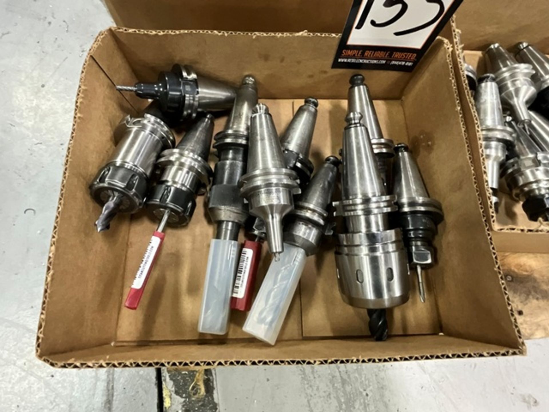 (10) CAT 40 Tool Holders