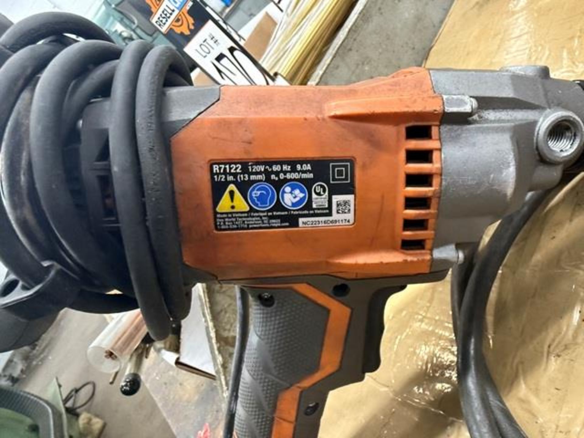 Rigid Model R7122 Electric Drill & Heavy Duty Milwaukee Electric Drill