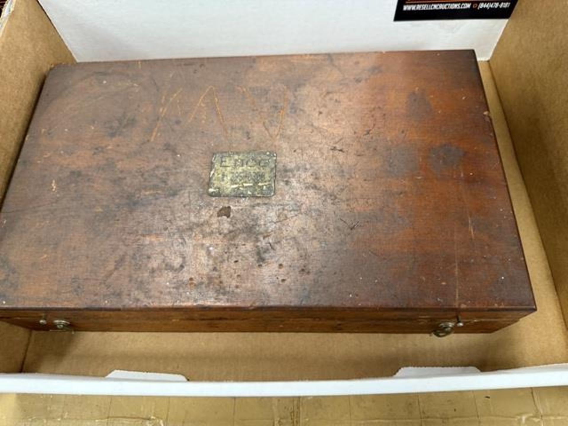 Enco Broach Set in Wood Box, Tap & Die Set
