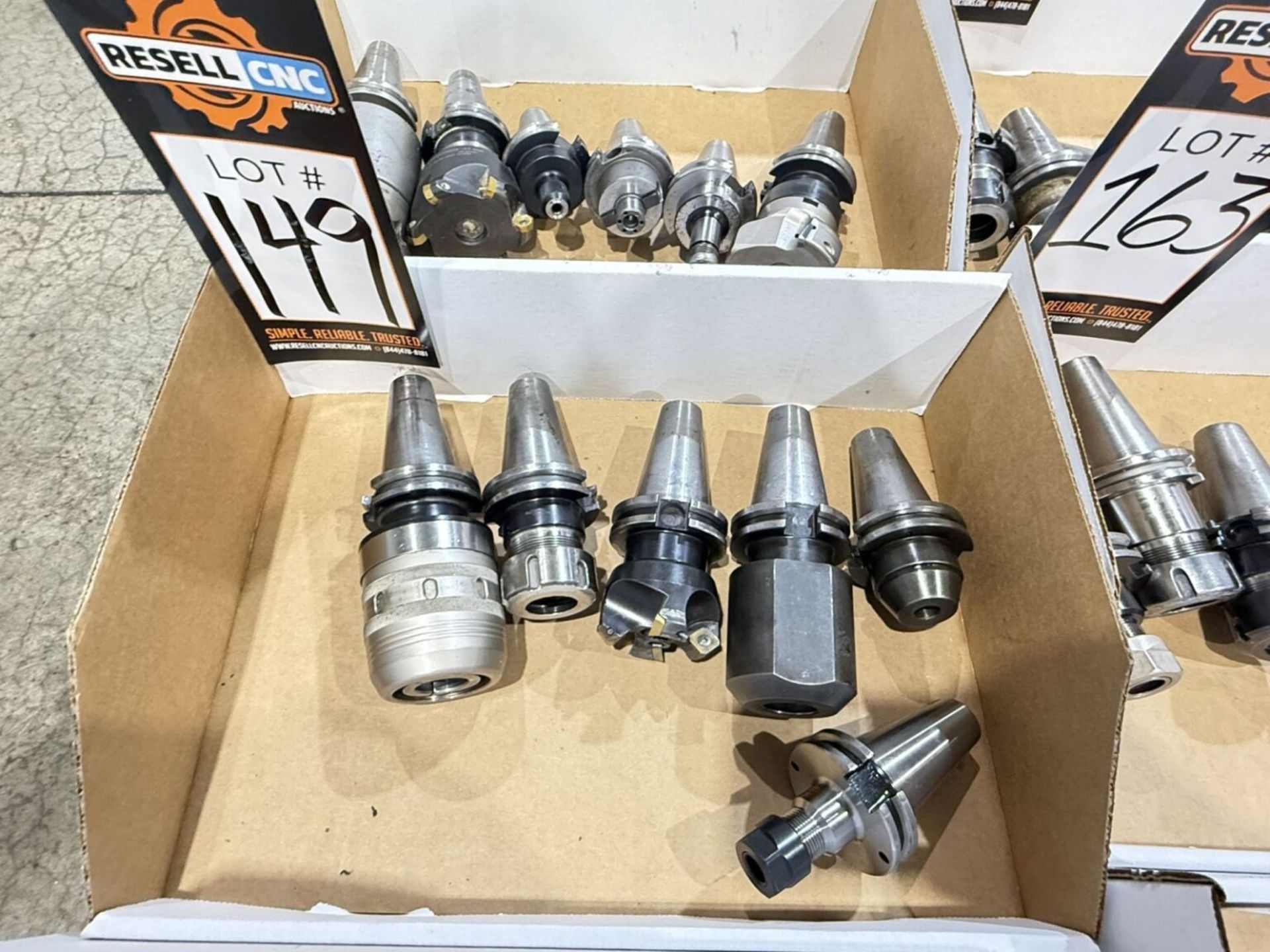 (6) 40 Taper Tool Holders