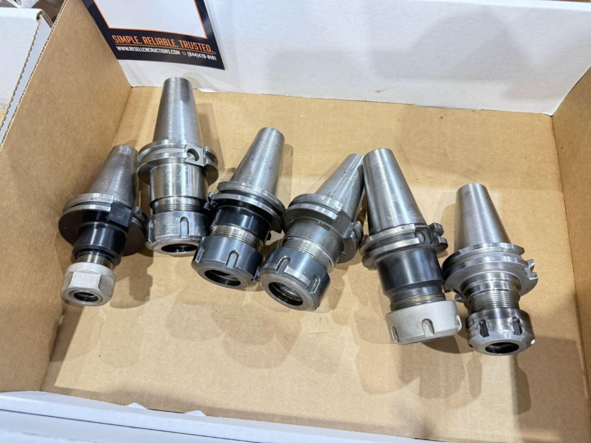 (6) 40 Taper Tool Holders