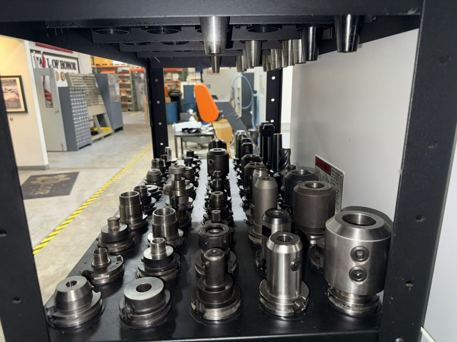 (114) 40 Taper Tool Holders with 250 Position Storage Unit