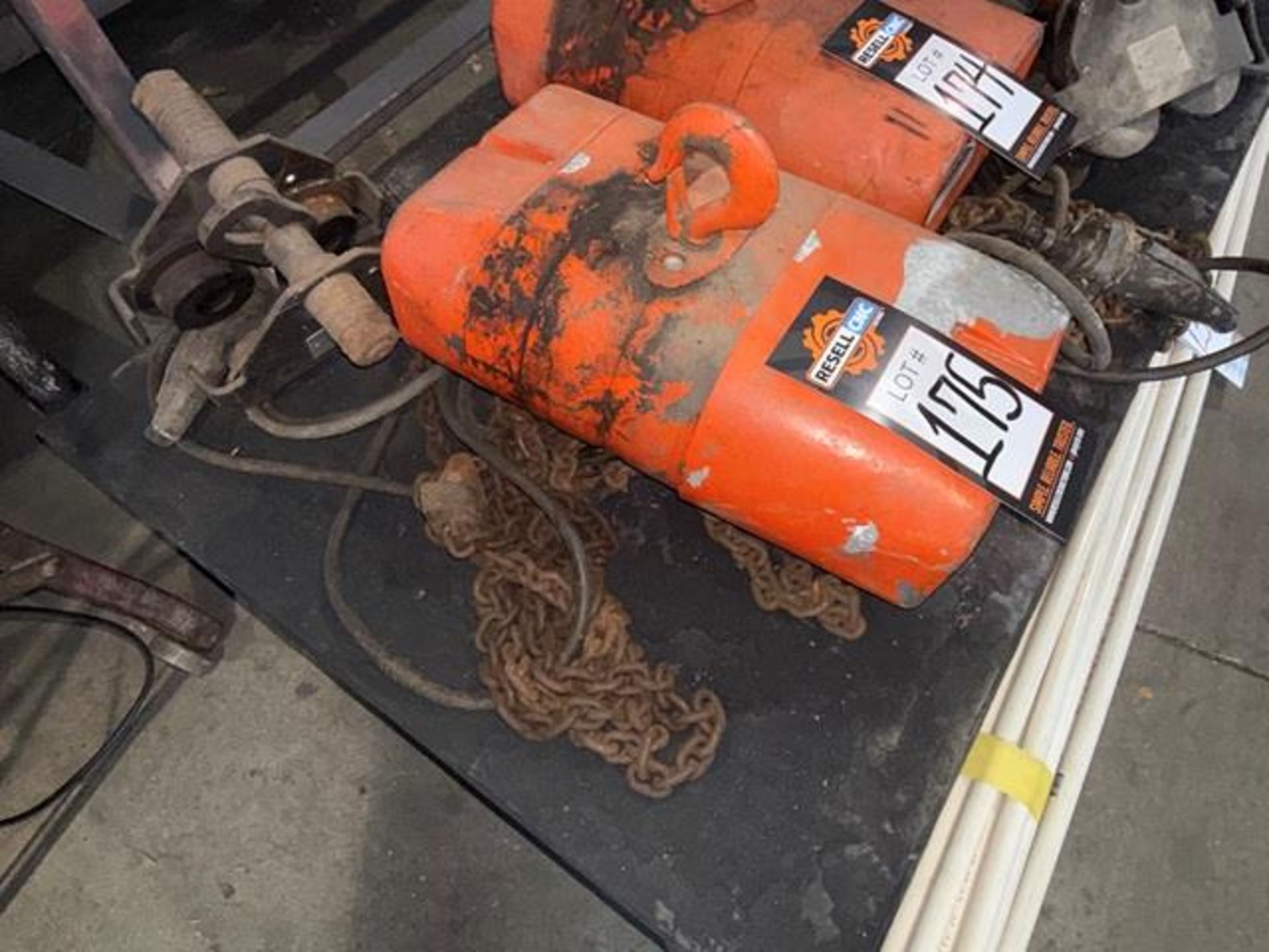 1-Ton CM Valustar Electric Hoist with Pendant & Trolley