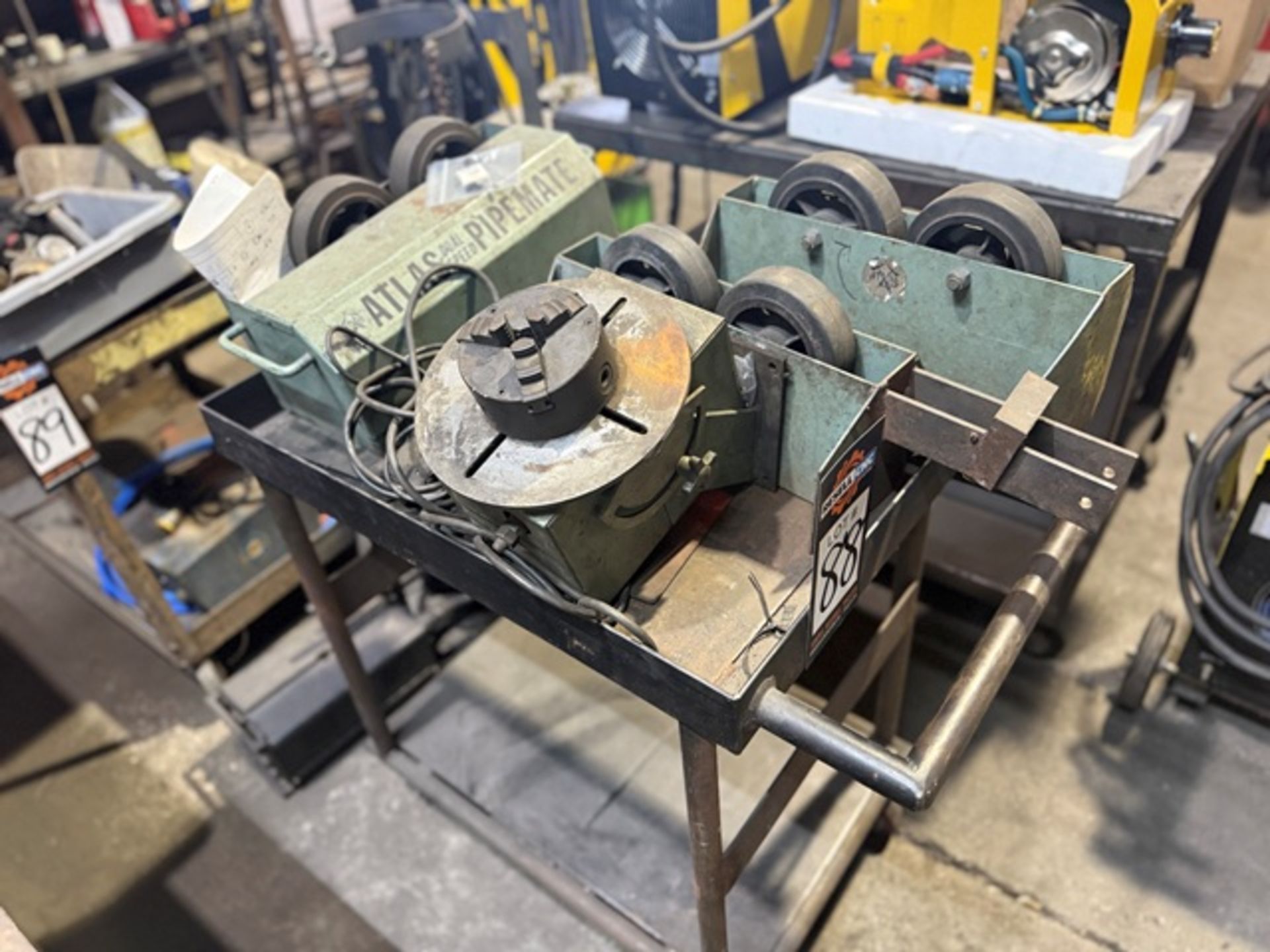 Atlas Dual Speed Tank Turning Roll, Powered Rolls & (2) Sets of Idlers ...