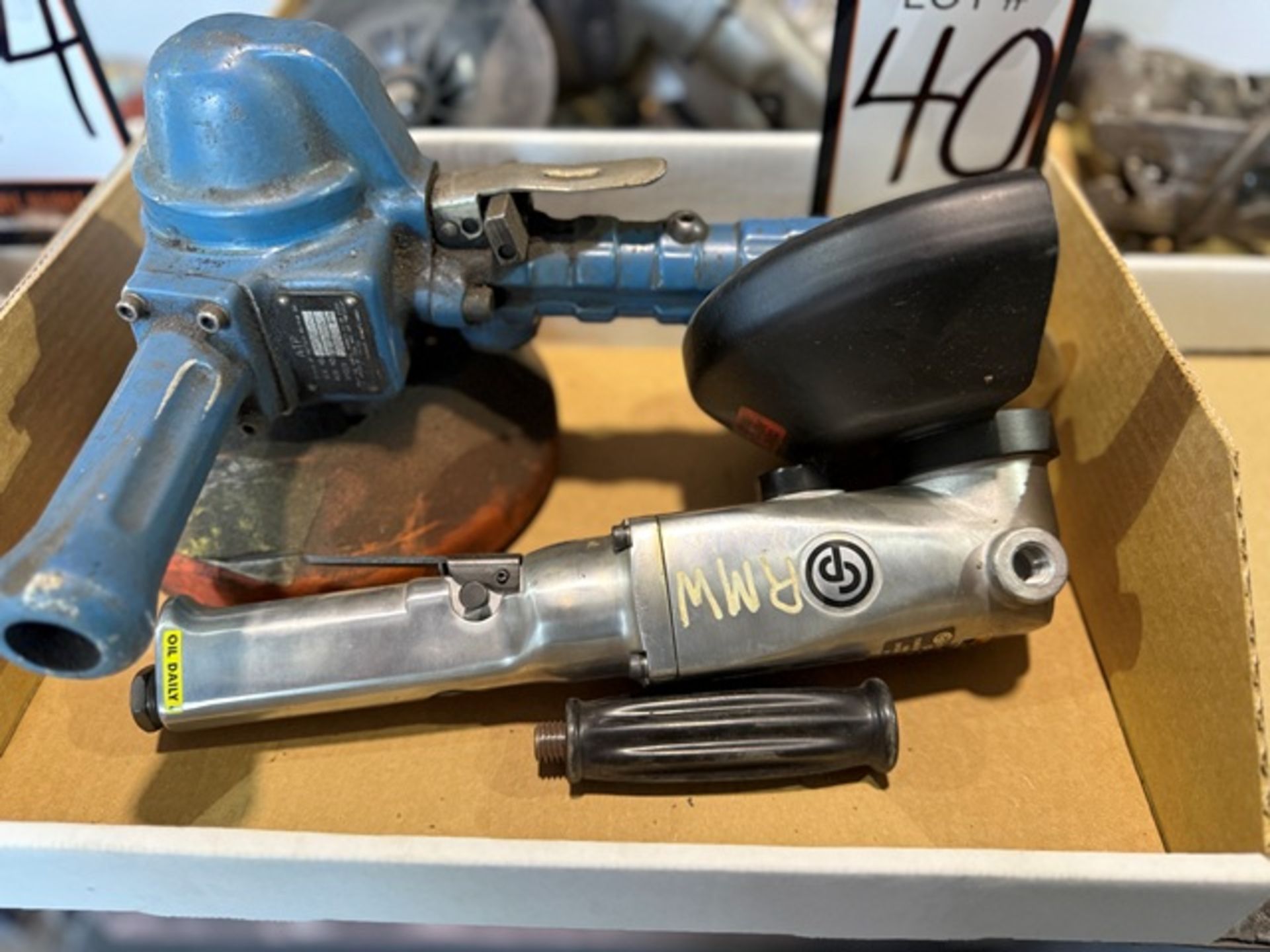 (2) Pneumatic Right Angle Grinders