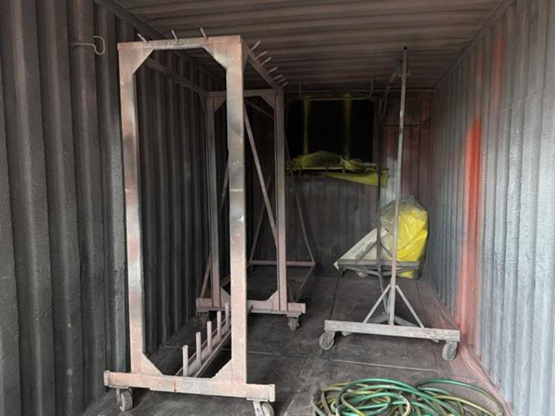 Conex Storage Container: 10' x 20'; Racks Inside