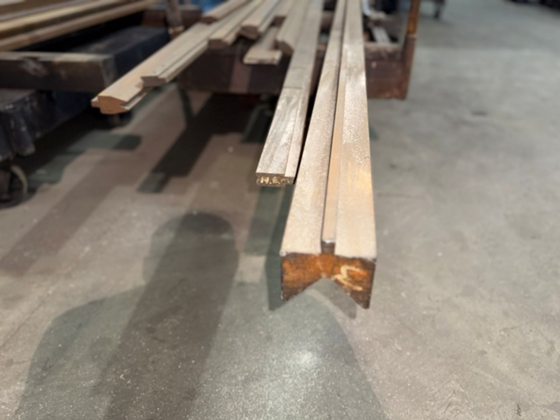 Rolling Shop Cart with Press Brake Dies