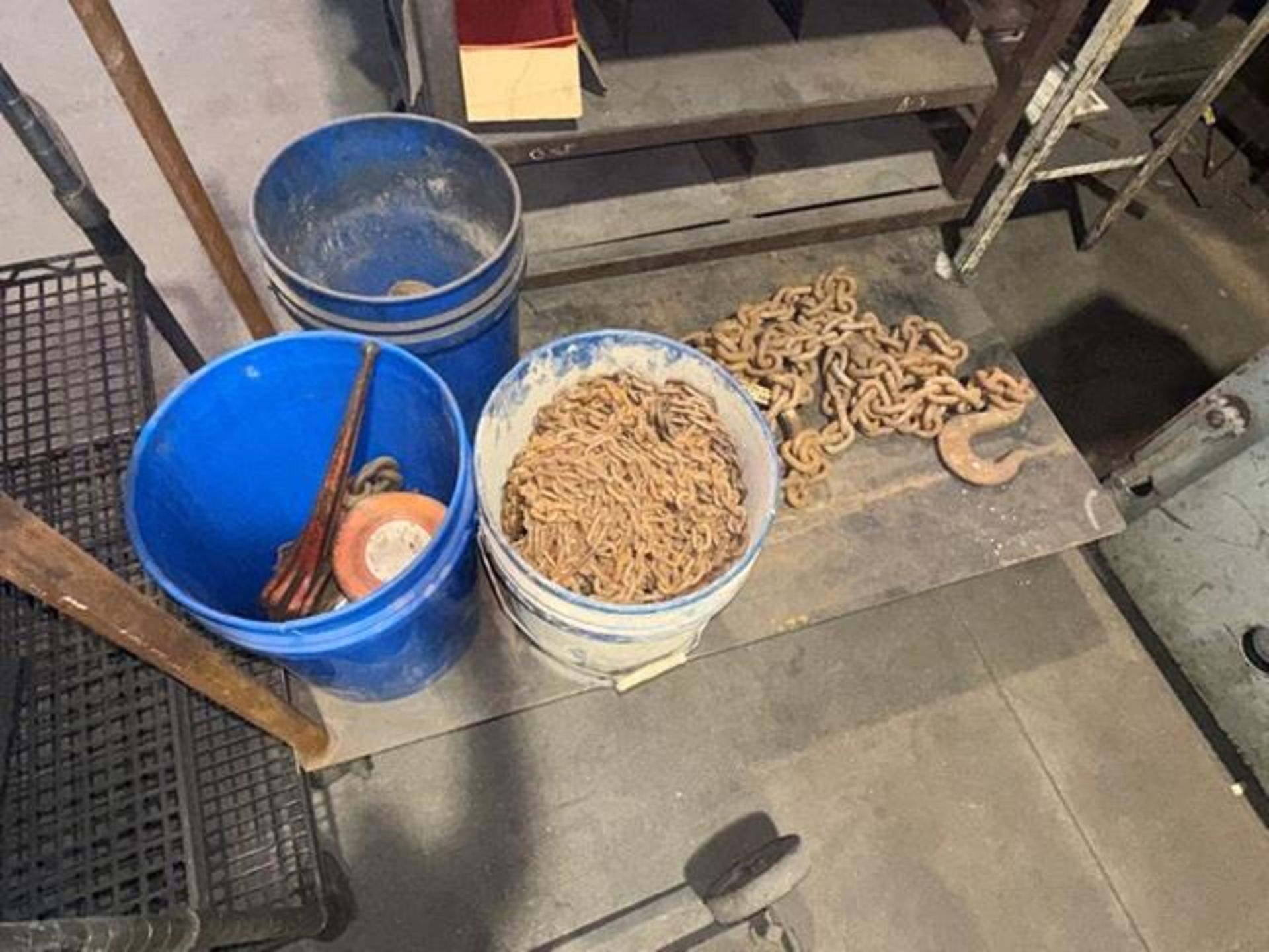 2 Rolling Shop Carts with Rigging Chains, Material Magnet, Sheet Lifter ...