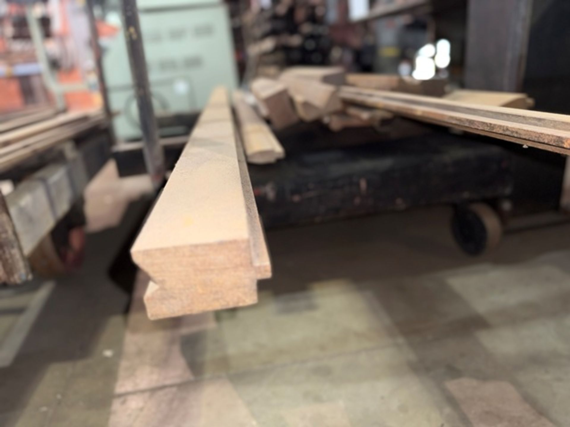 Rolling Shop Cart with Press Brake Dies