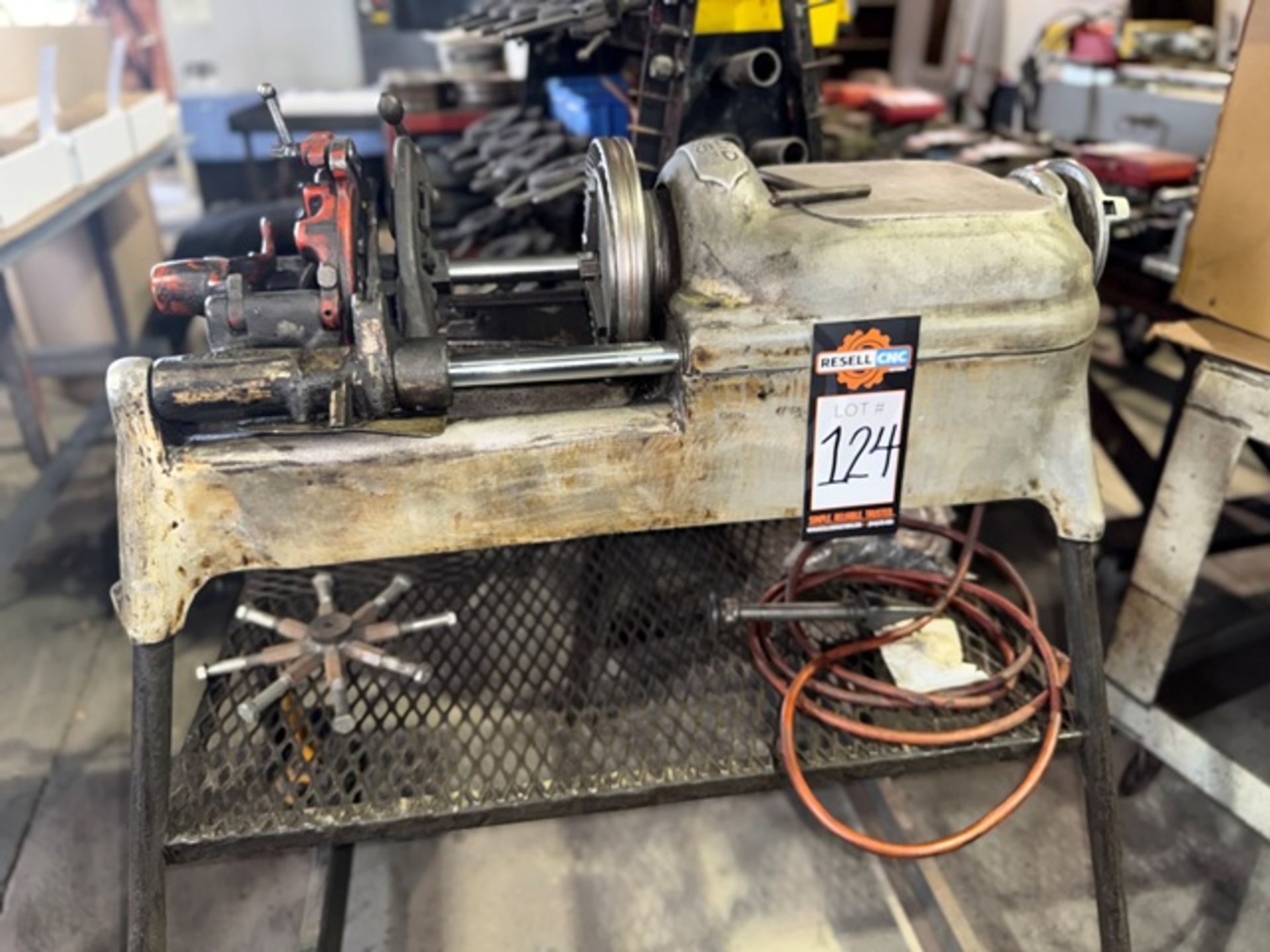 Rigid Model 535 Electric Pipe Threader: sn:327115 - with Cutoff - (22 ...