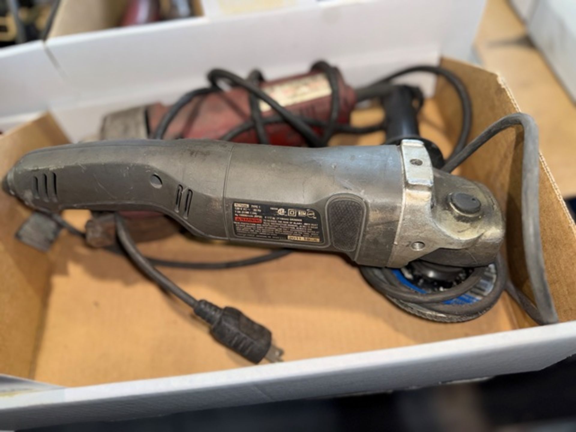 Porter Cable Electric Right Angle Grinder & Milwaukee Electric Shear