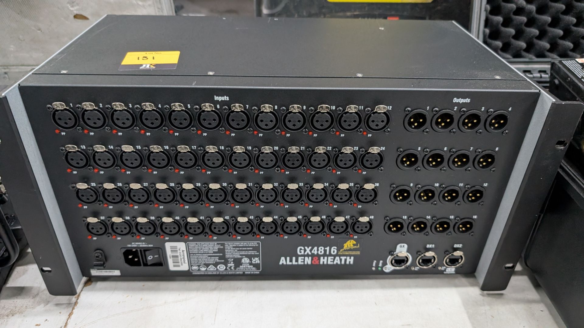 Allen & Heath Model: GX4816 Audio Expander This auction comprises the ...