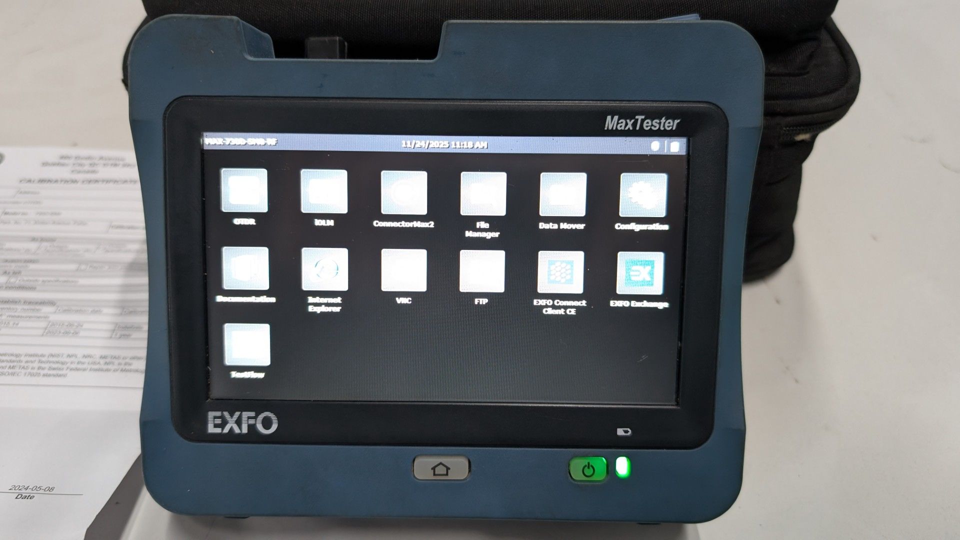 2024 EXFO Max-730D-SM8 Max Tester Fibre Optic Testing Device (OTDR ...