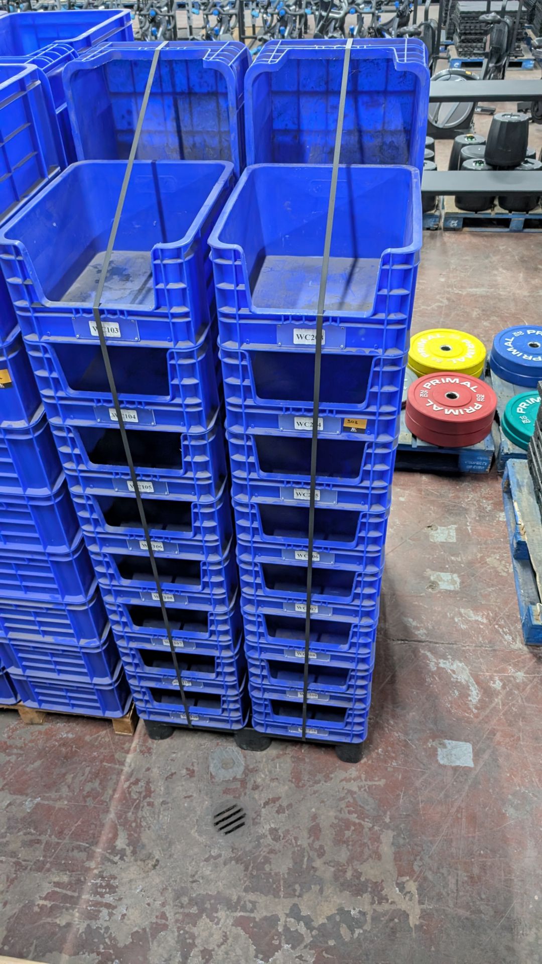 40 off Matching Stacking Plastic Crates with access hole in front to ...