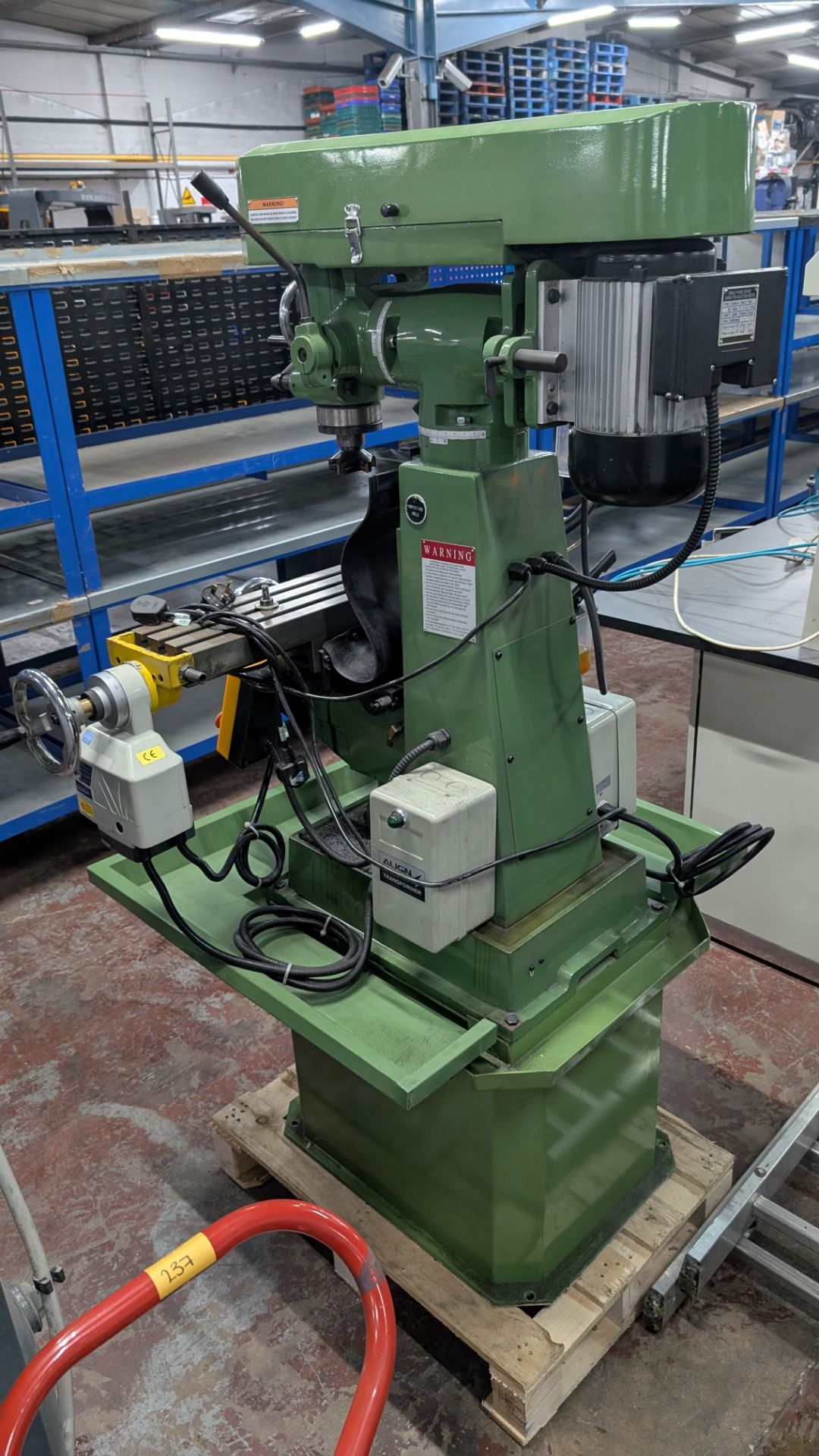 1 off 2015 Warco VMC Turret Mill/Vertical Machining Centre. Includes 2 ...