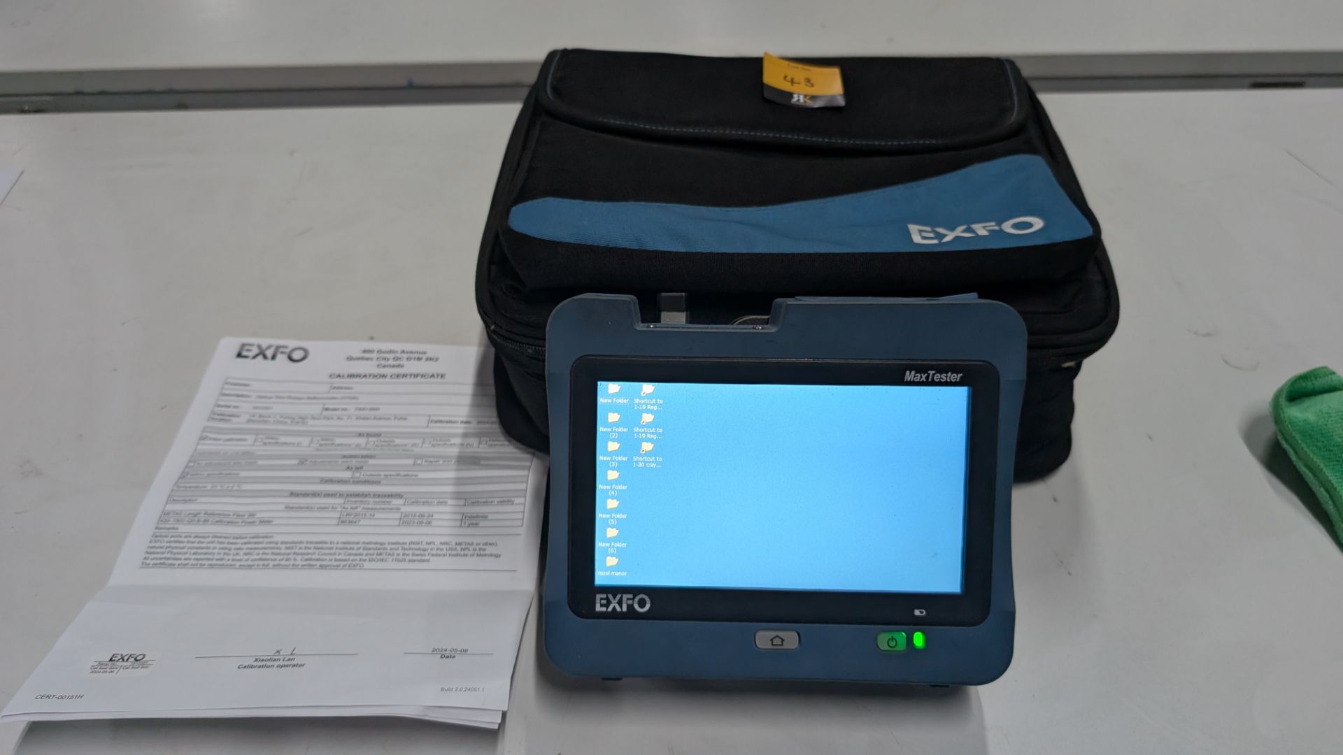 2024 EXFO Max-730D-SM8 Max Tester Fibre Optic Testing Device (OTDR ...