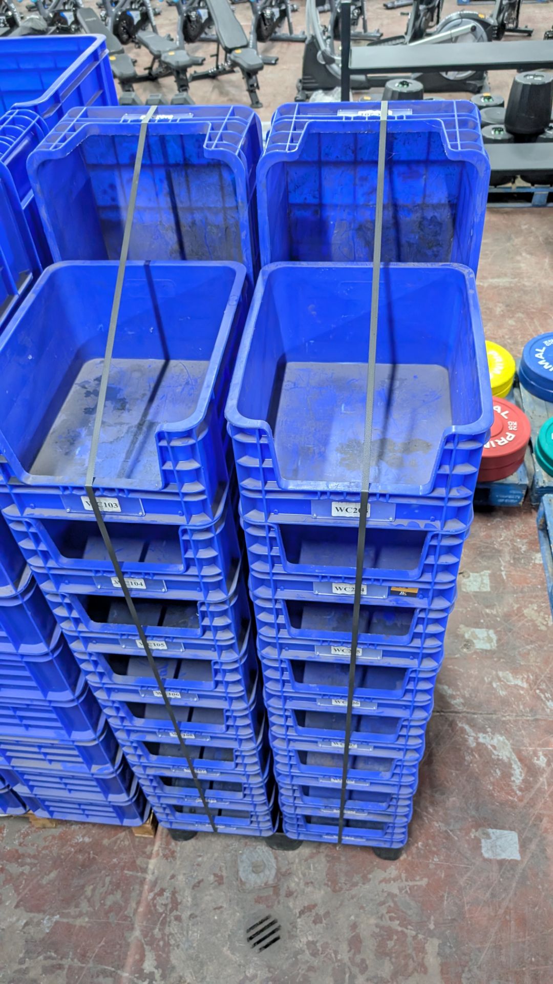 40 off Matching Stacking Plastic Crates with access hole in front to ...