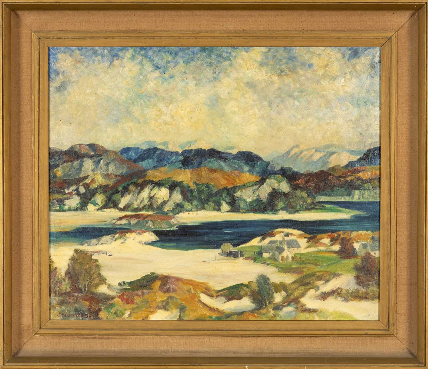 JAMES TORRINGTON BELL (Scottish, 1898-1970) oil on canvas - Morar, West ...