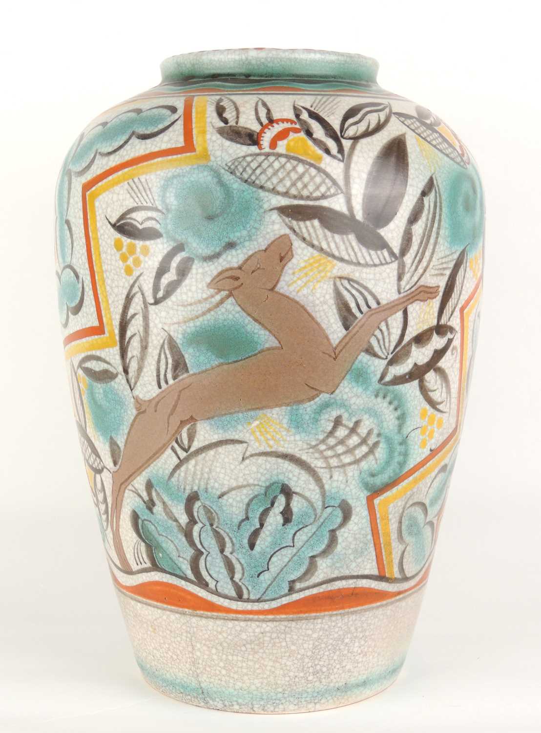CARTER, STABLER & ADAMS RED EARTHENWARE VASE (916/EZ), designed by John ...