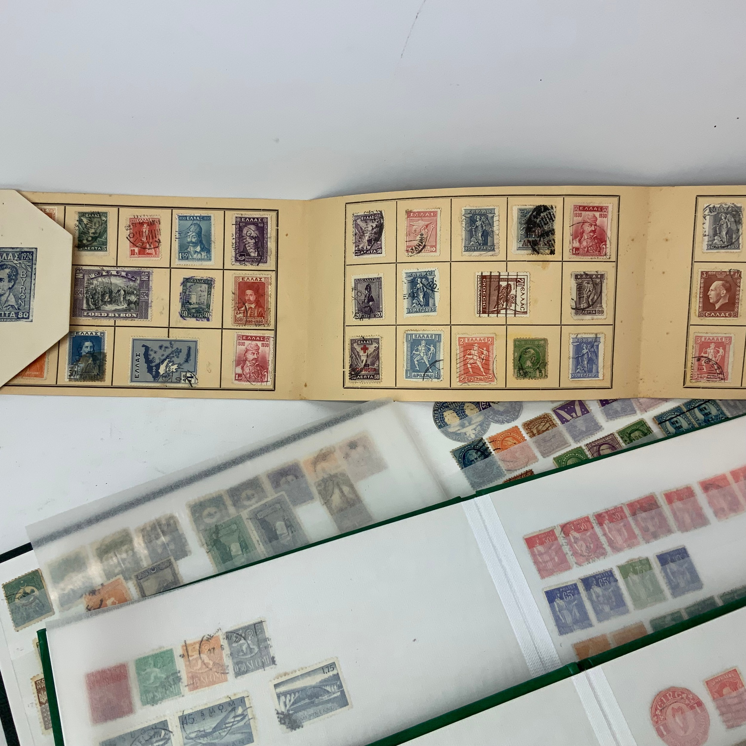Collection of stamps and albums, U.K and world examples, contained in ...