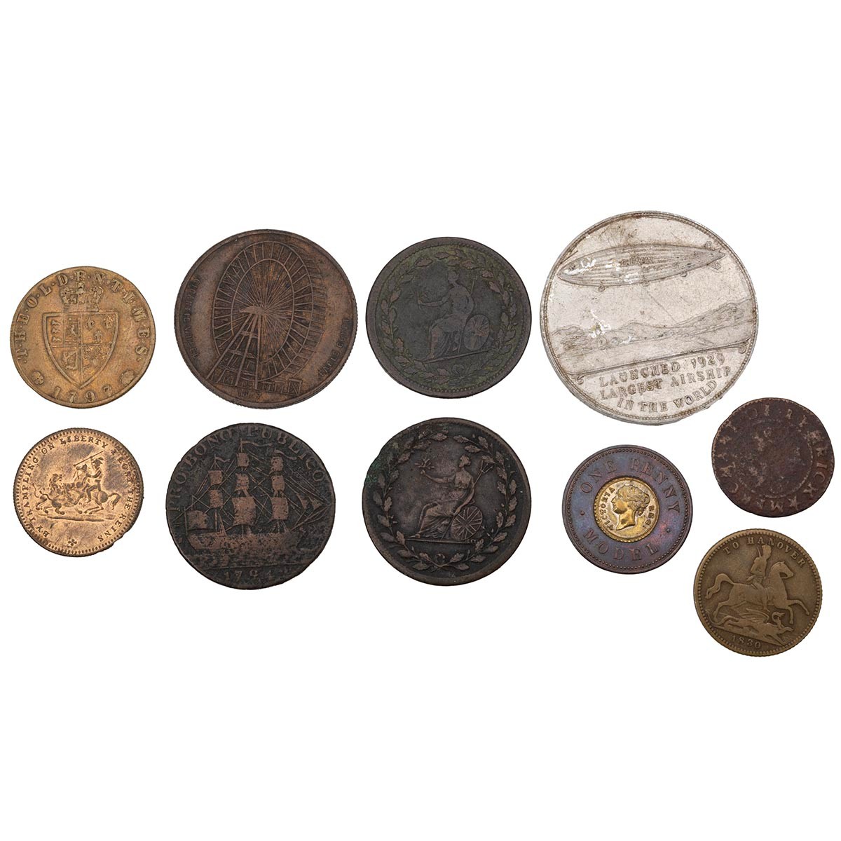 Medals & Tokens (10) - 17th century Limerick token, Anthony Bartlett ...