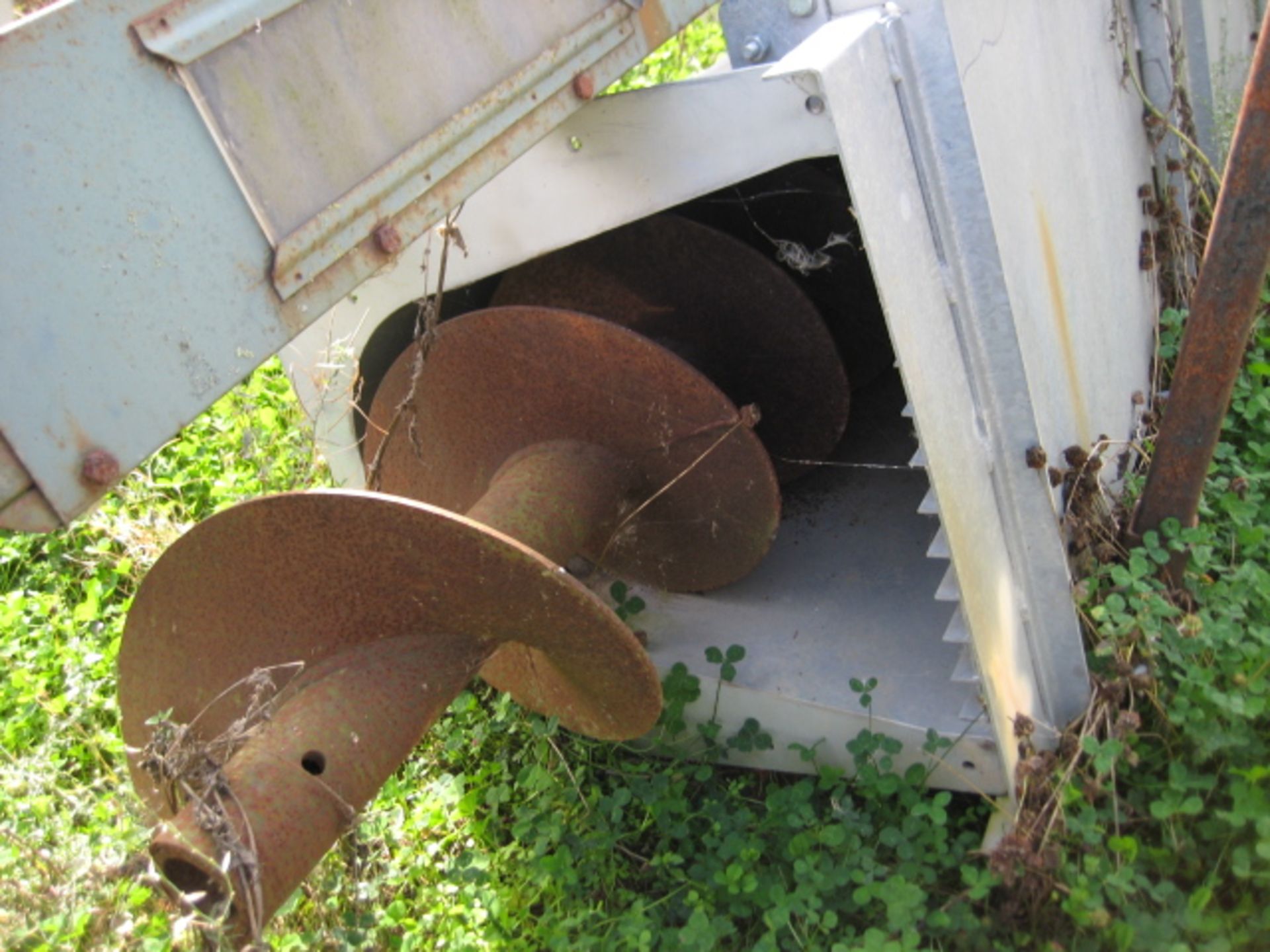 Guttridge Galvanised Intake Hopper (for lorry tipping), approx. 3m wide ...
